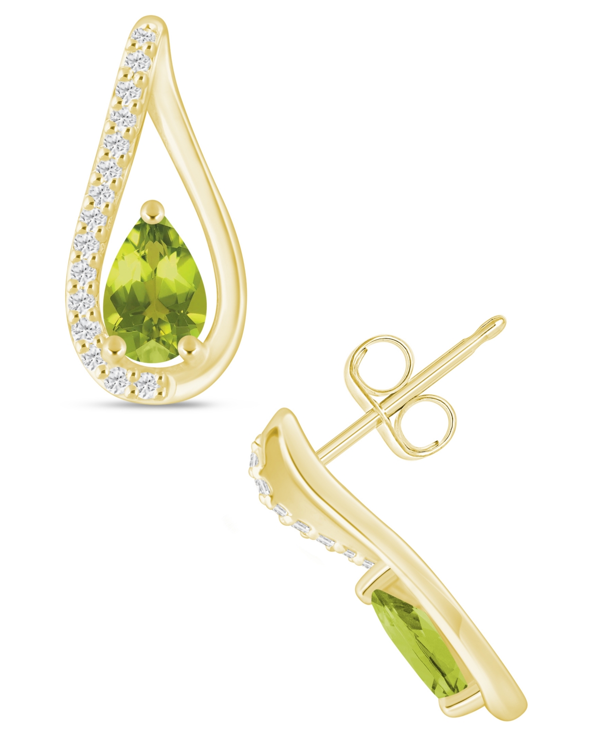 Click here for Macys Gemstone and Diamond Earrings (1/6 ct. t.w.)... prices