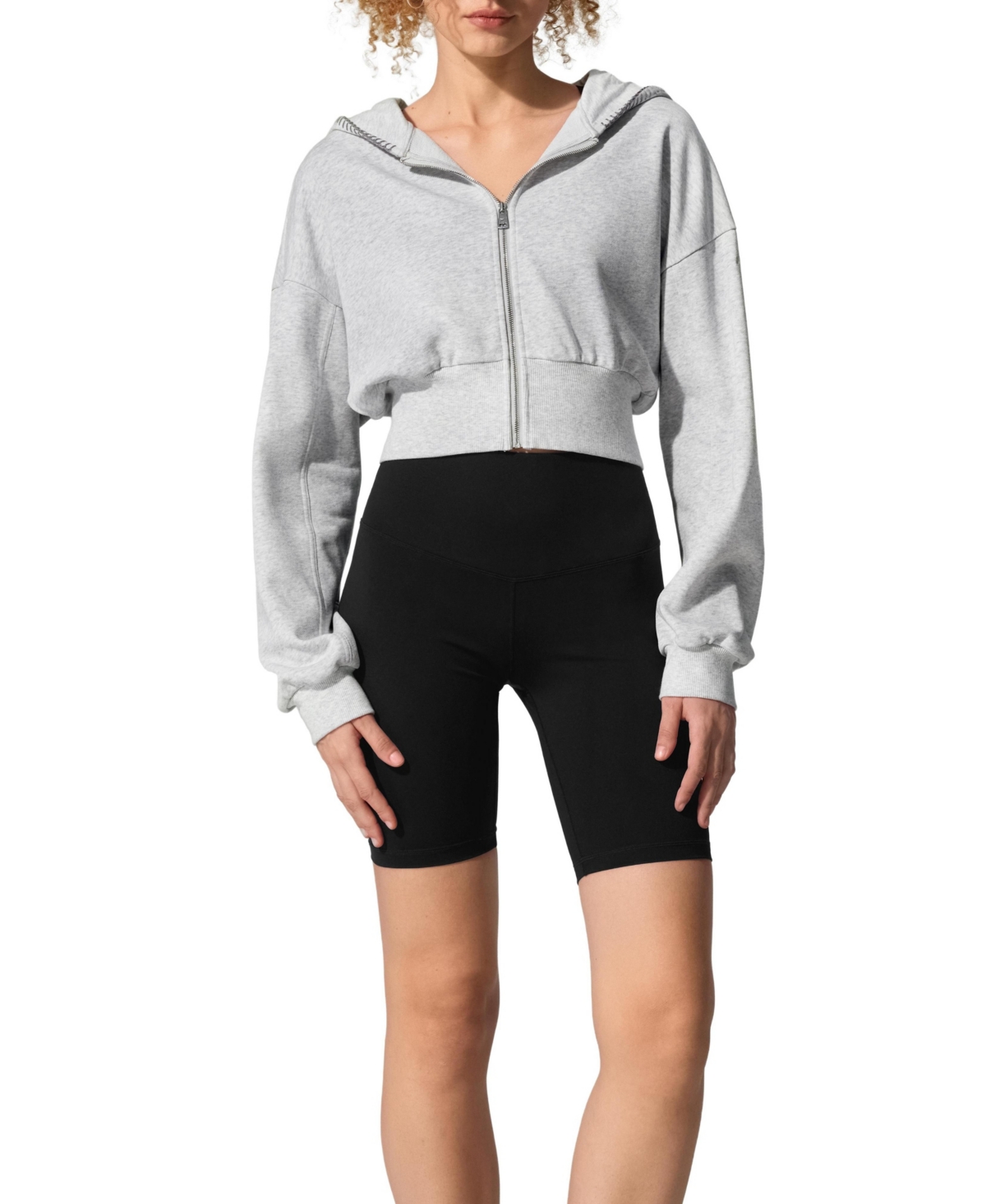 Click here for Lilysilk Womens Seamflow Drift Zip-Up - Heather-gr... prices