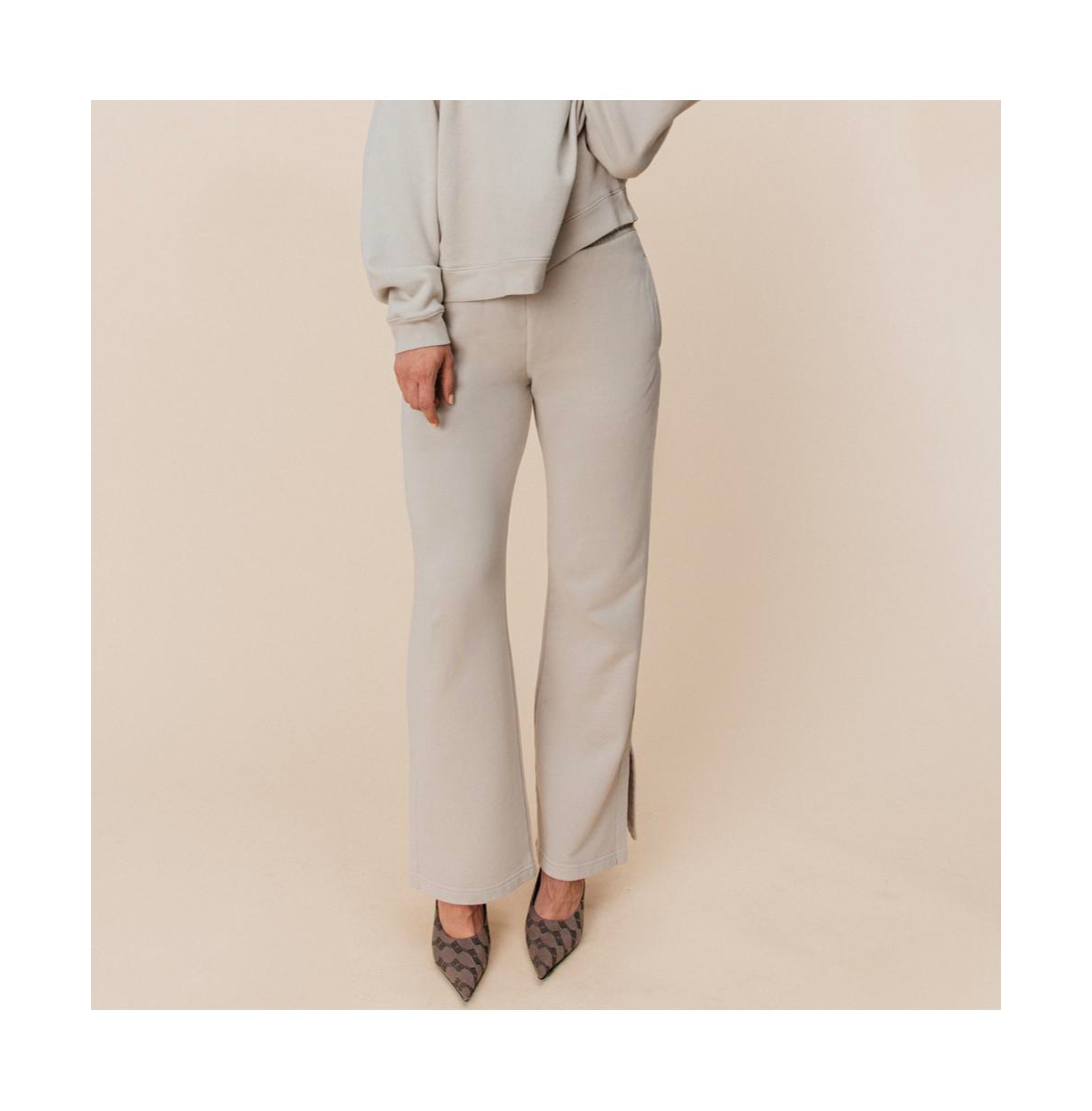 Click here for Ocio Plus Size Organic Cotton Teddy Flare Pant Spe... prices