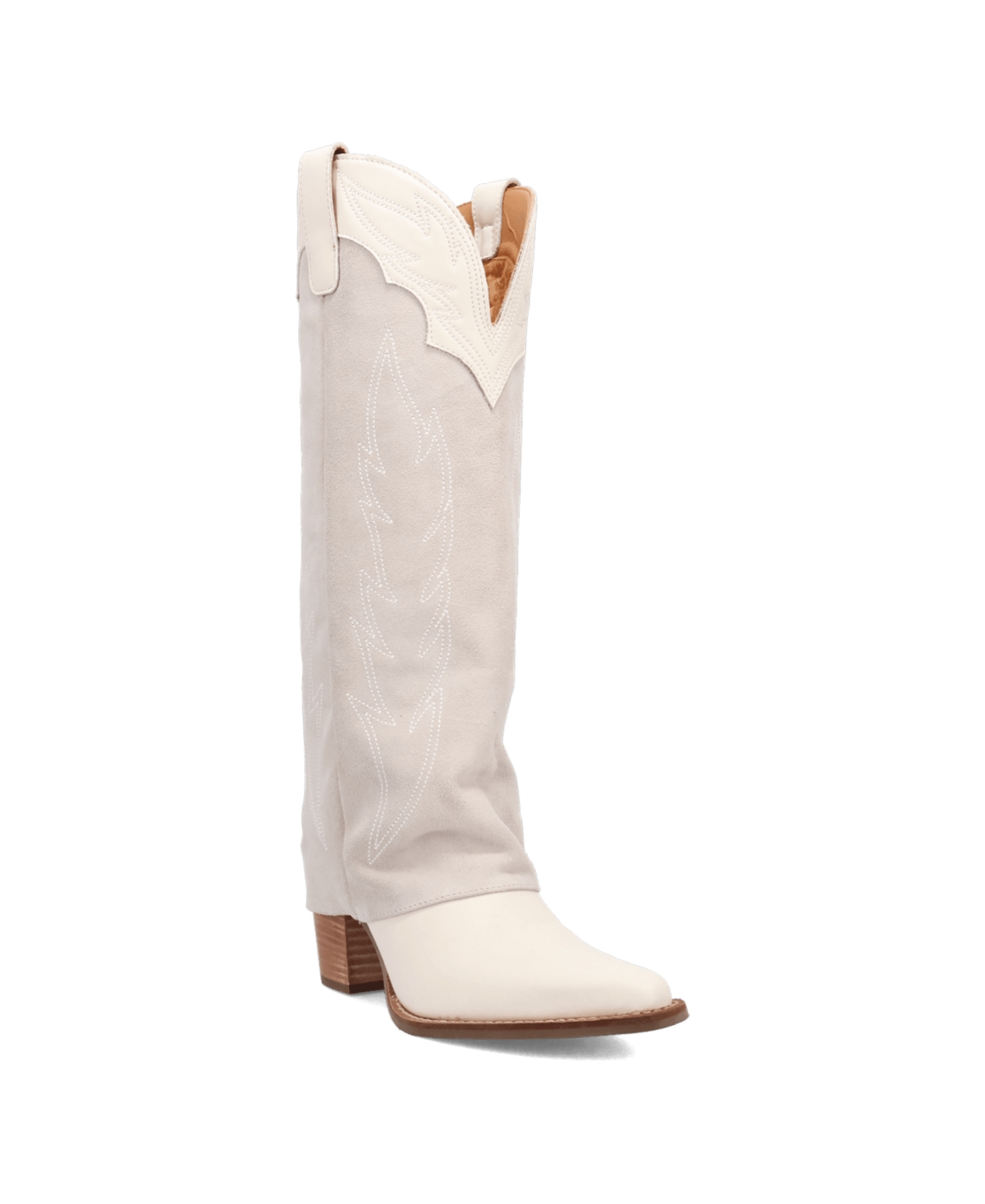 Click here for Dingo Womens Wild Fire Leather Boot - White prices