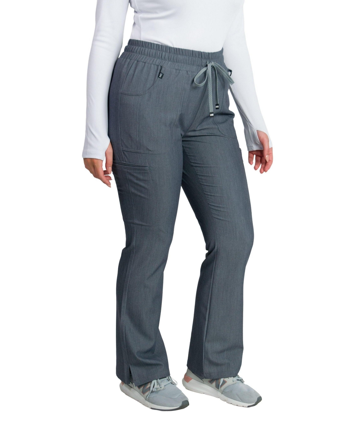Click here for Medgear Womens Sydney Flare Scrub Pants - Heather... prices
