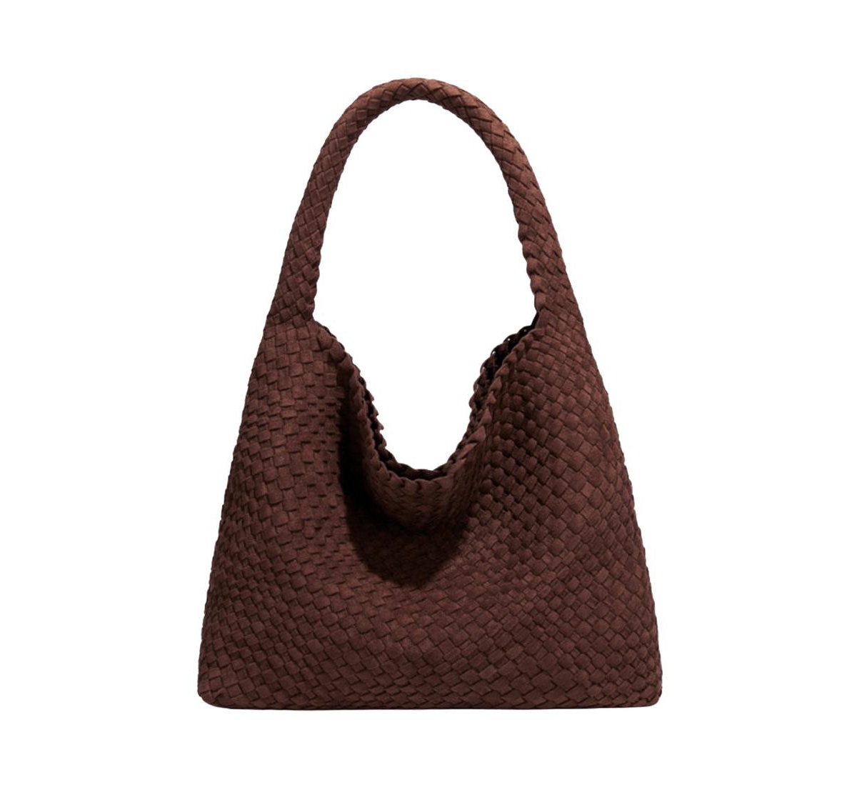 Click here for Suede Woven Soft Hobo Bag Large Slouchy Shoulder T... prices