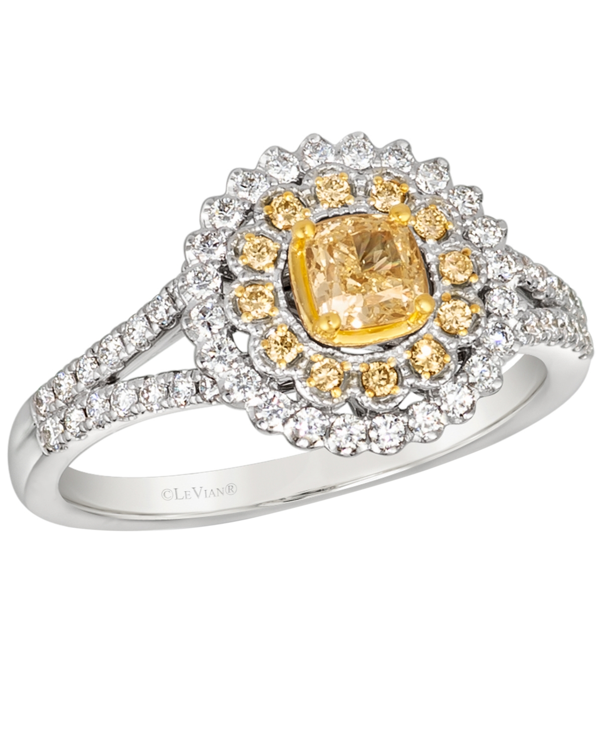 Click here for Le Vian Diamond Ring (3/4 ct. t.w.) in 14K Two-Ton... prices