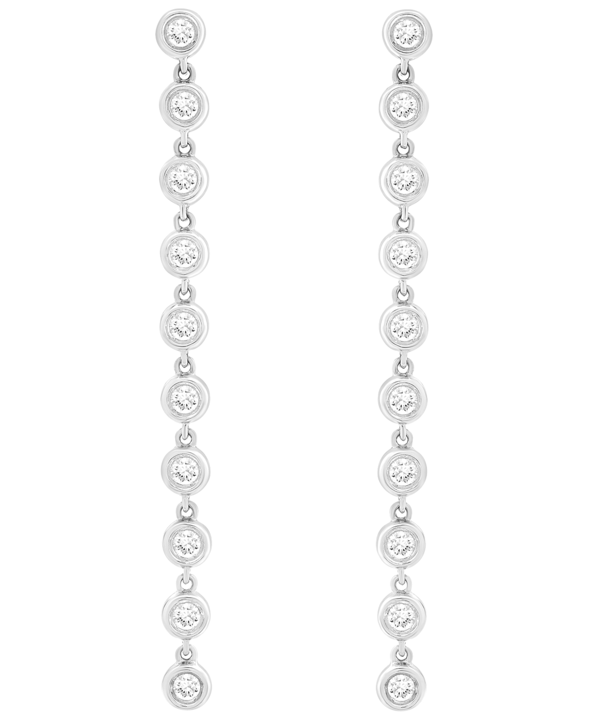 Click here for Wrapped in Love Diamond Bezel Drop Earrings (1 ct.... prices