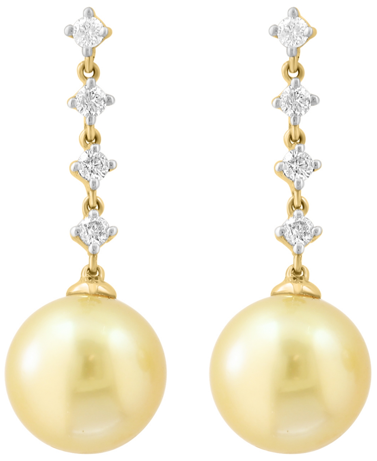 Click here for Effy Collection Golden South Sea Pearl (8mm) and D... prices