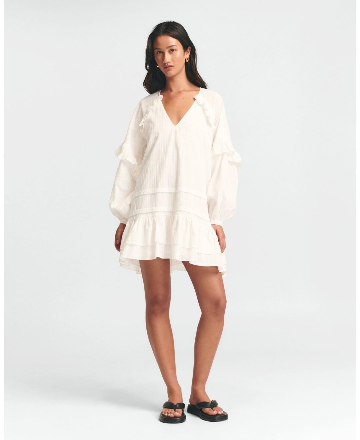 Click here for St Mrlo Womens Giselle Mini Dress - Ivory prices