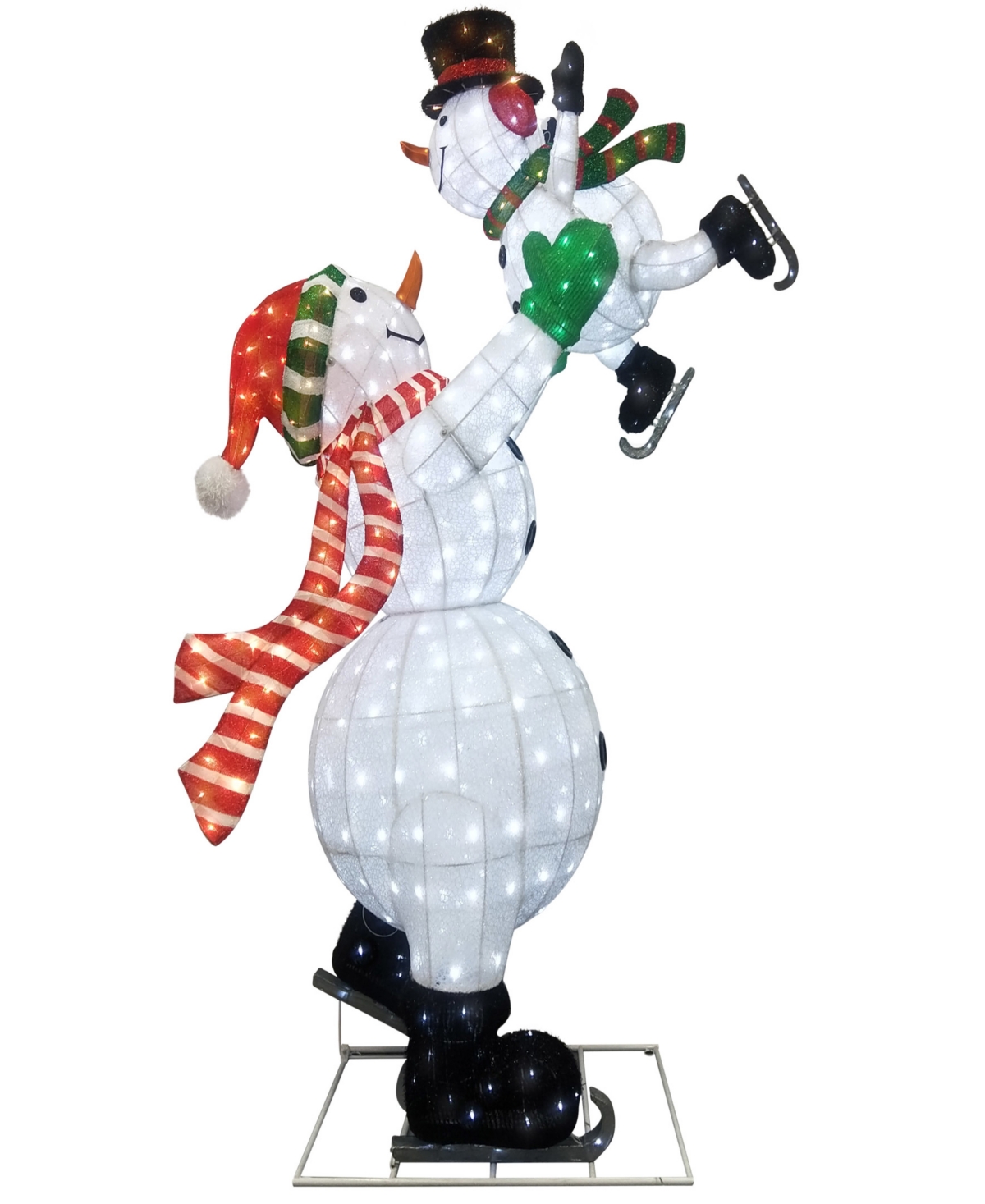 Click here for Puleo International 7 Outdoor Christmas Snowman -... prices