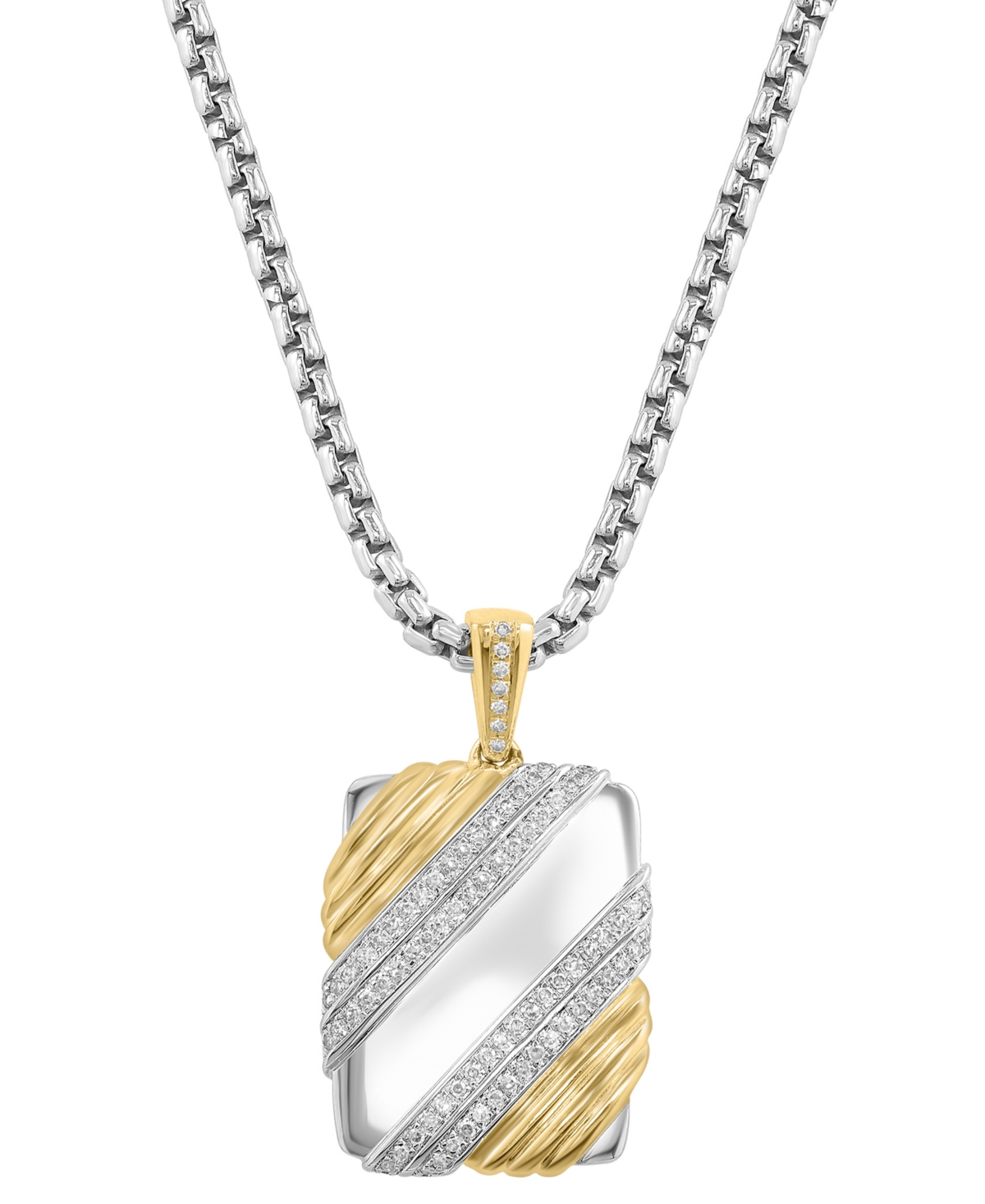 Click here for Effy Collection Mens Diamond Pendant Necklace (1/3... prices