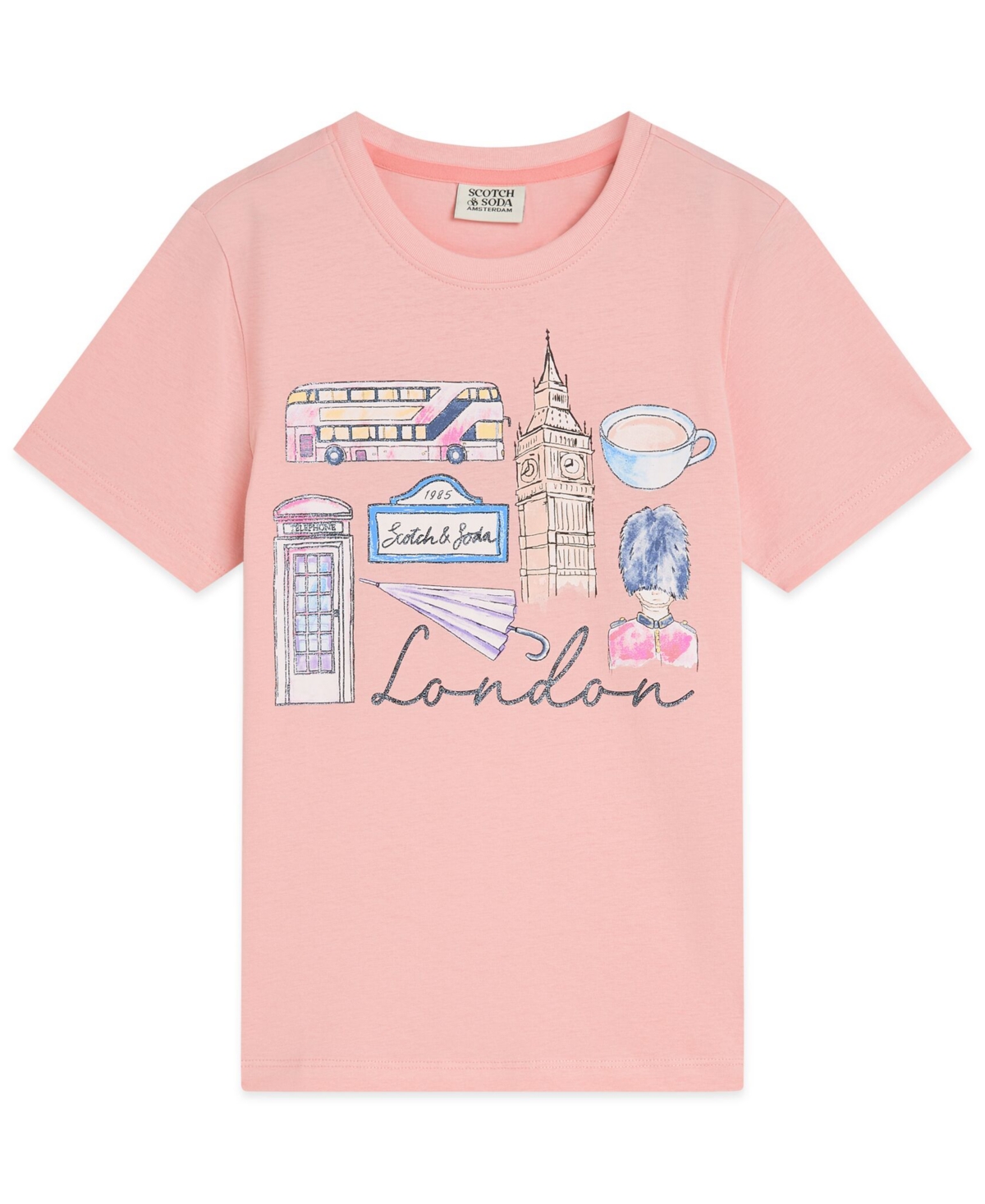Click here for Scotch & Soda Girls 4-6X London Graphic T-Shirt -... prices