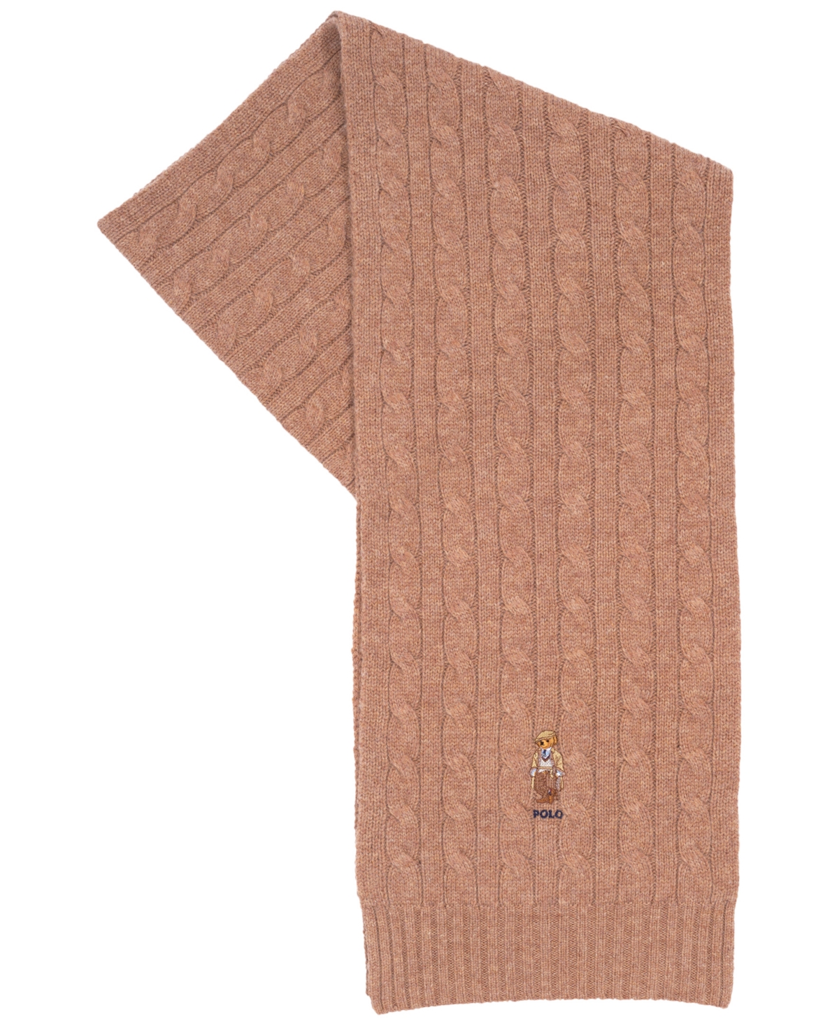 Click here for Polo Ralph Lauren Mens Charles Bear Cable Scarf -... prices