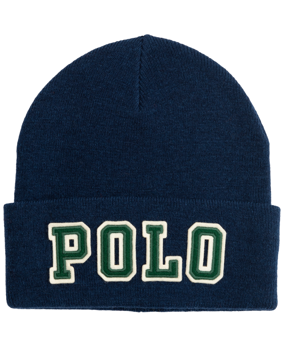 Click here for Polo Ralph Lauren Mens Polo Patch Beanie Hat - Nav... prices