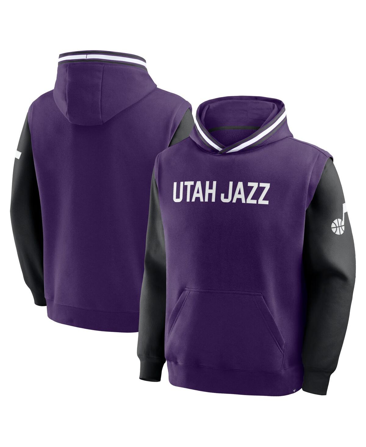 Click here for Fanatics Mens Purple/Black Utah Jazz Half-Court Sh... prices