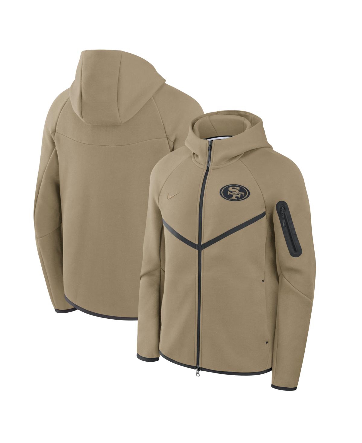 Click here for Nike Mens Olive San Francisco 49ers Tech Fleece Fu... prices