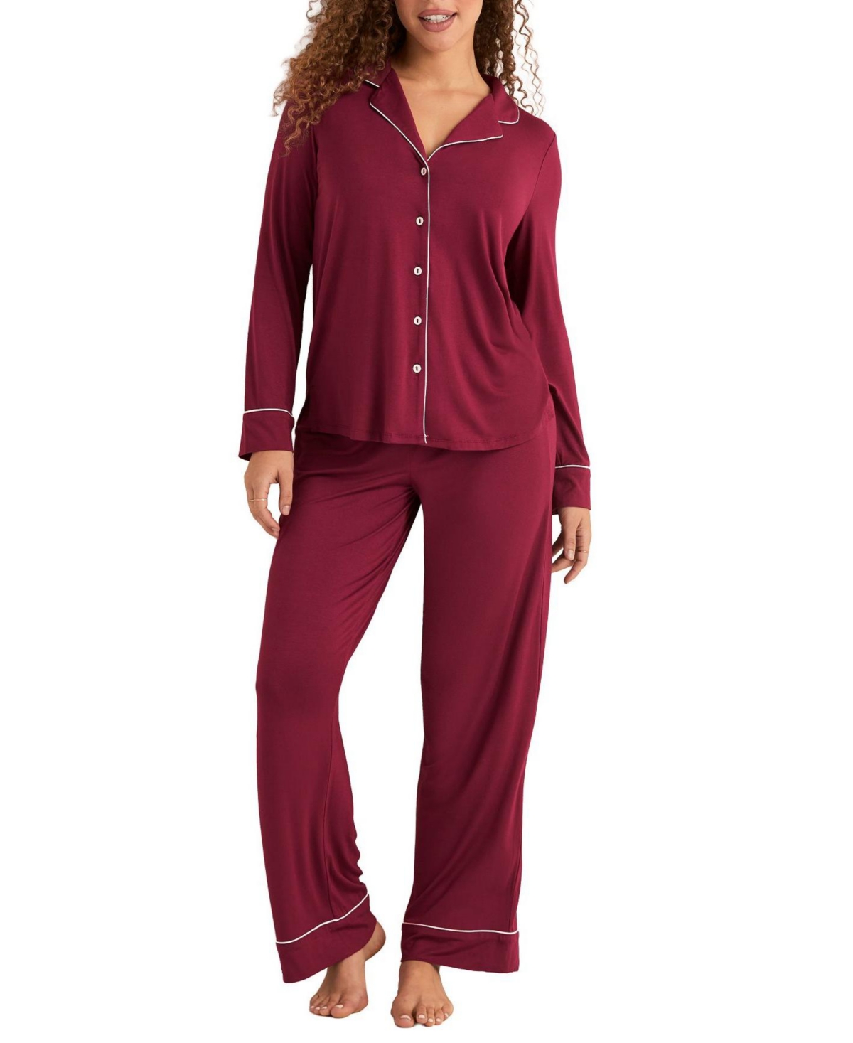 Click here for Adore Me Womens Matilda Long Sleeve Top & Pants Pa... prices
