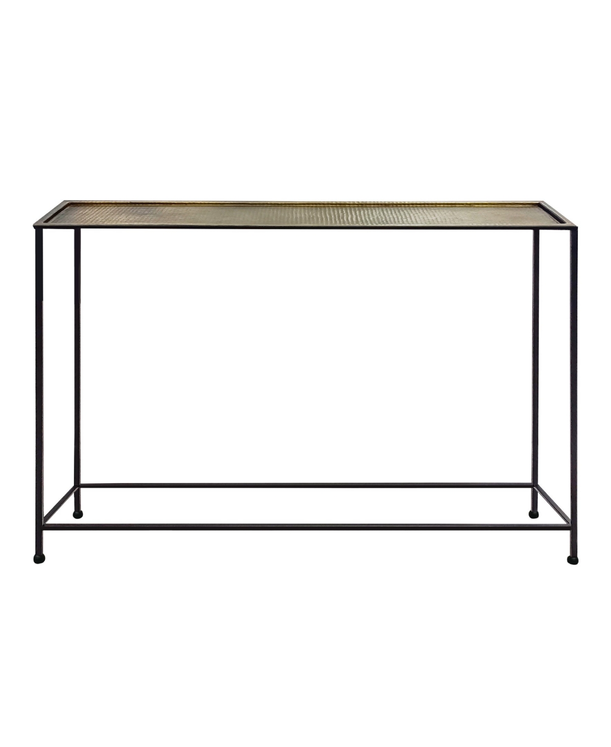 Click here for Benzara Aurelia 48 Iron Console Sofa Table - Bronz... prices
