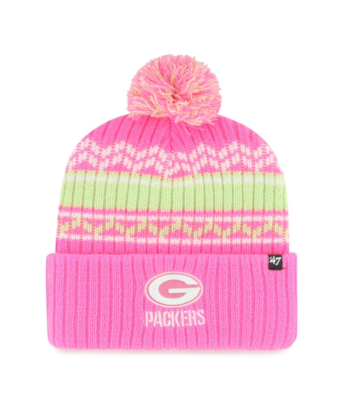 Click here for 47 Brand Big Girls Pink Green Bay Packers Polar Vo... prices