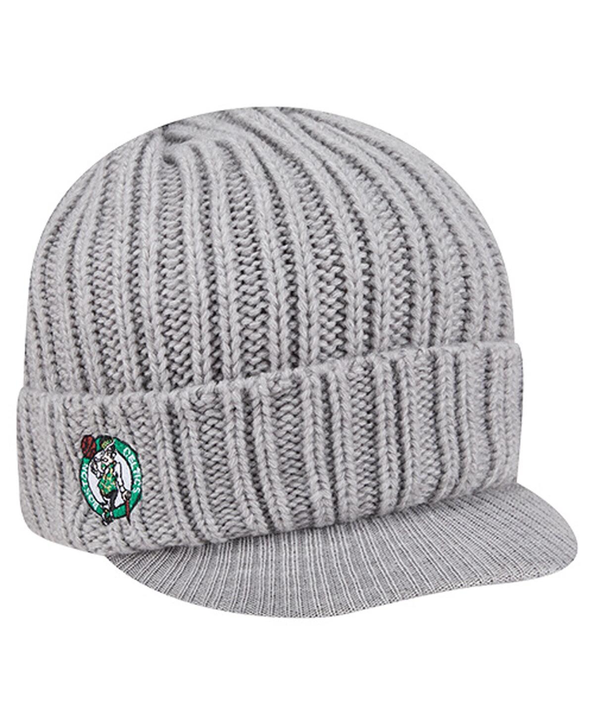 Click here for New Era Mens Heather Gray Boston Celtics Cuffed Kn... prices