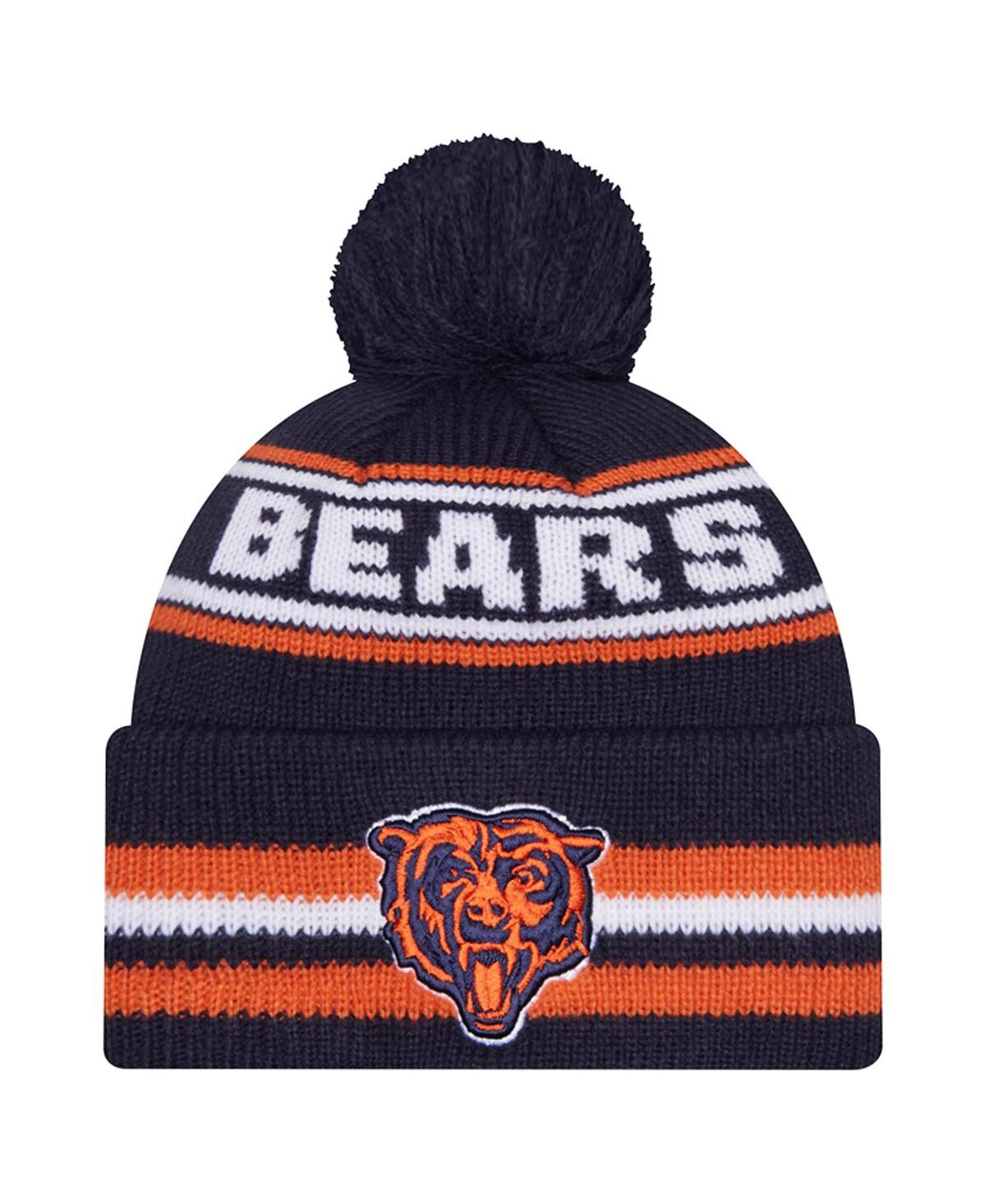Click here for New Era Mens Navy Chicago Bears Classic Cuffed Kni... prices