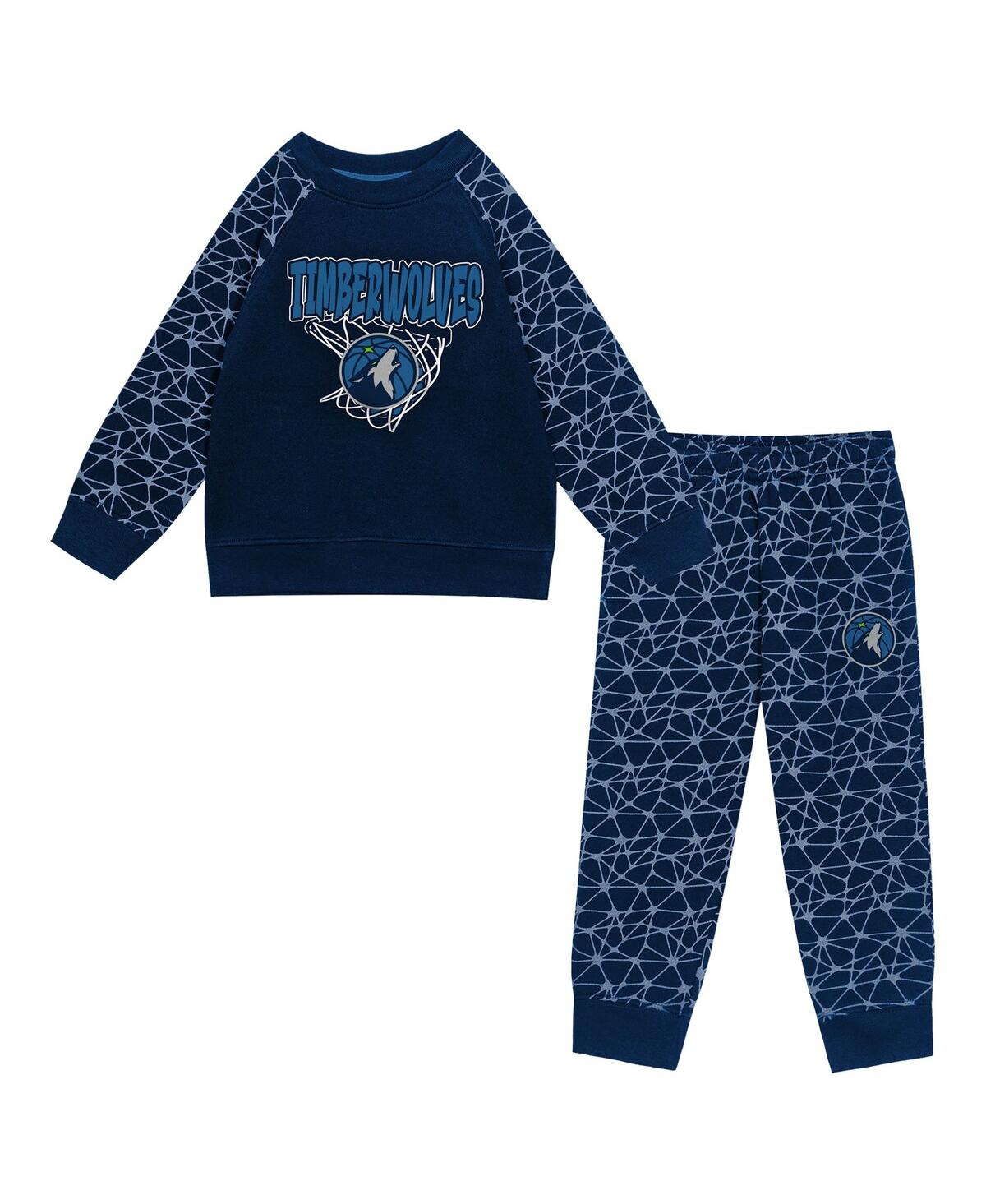 Click here for Outerstuff Toddler 2-Piece Navy Minnesota Timberwo... prices