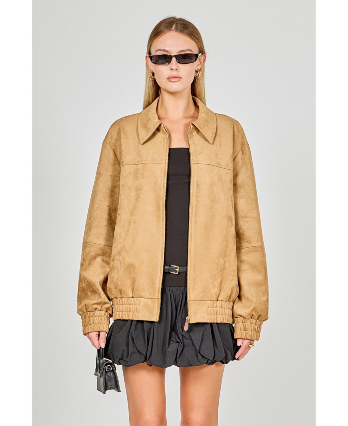 Click here for endless rose Womens Outerwear Suede Work Jacket -... prices