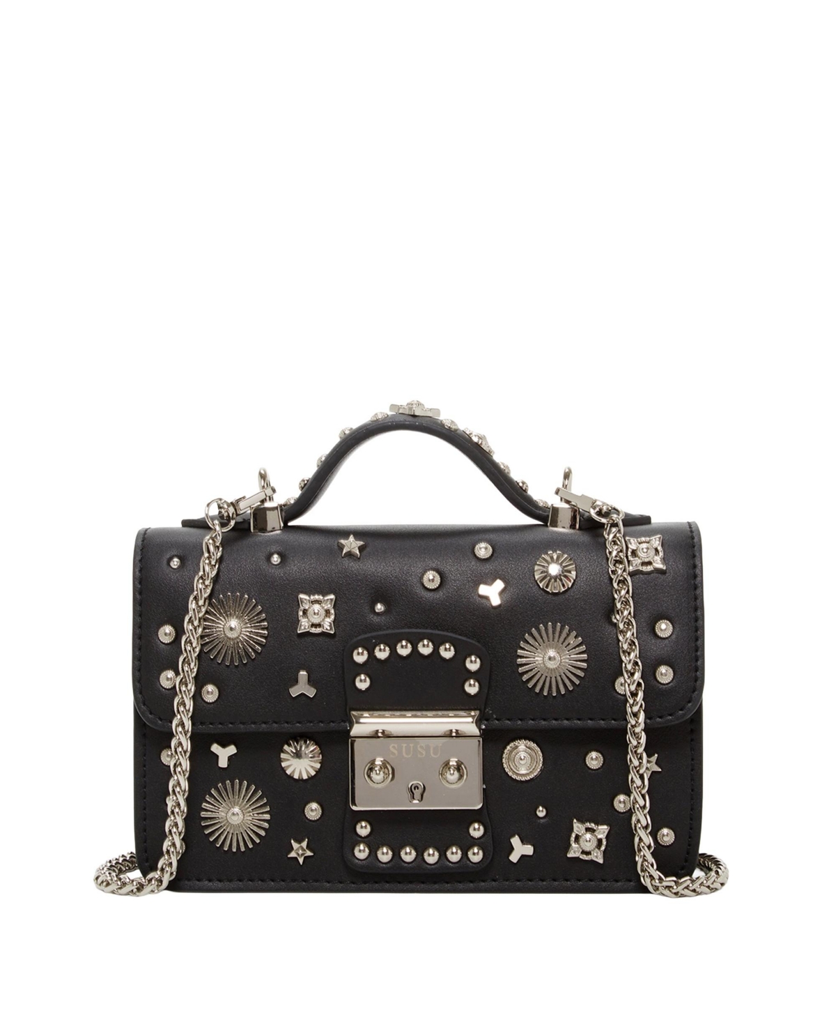 Click here for Susu Small Leather Crossbody Bag Studded Purse Top... prices