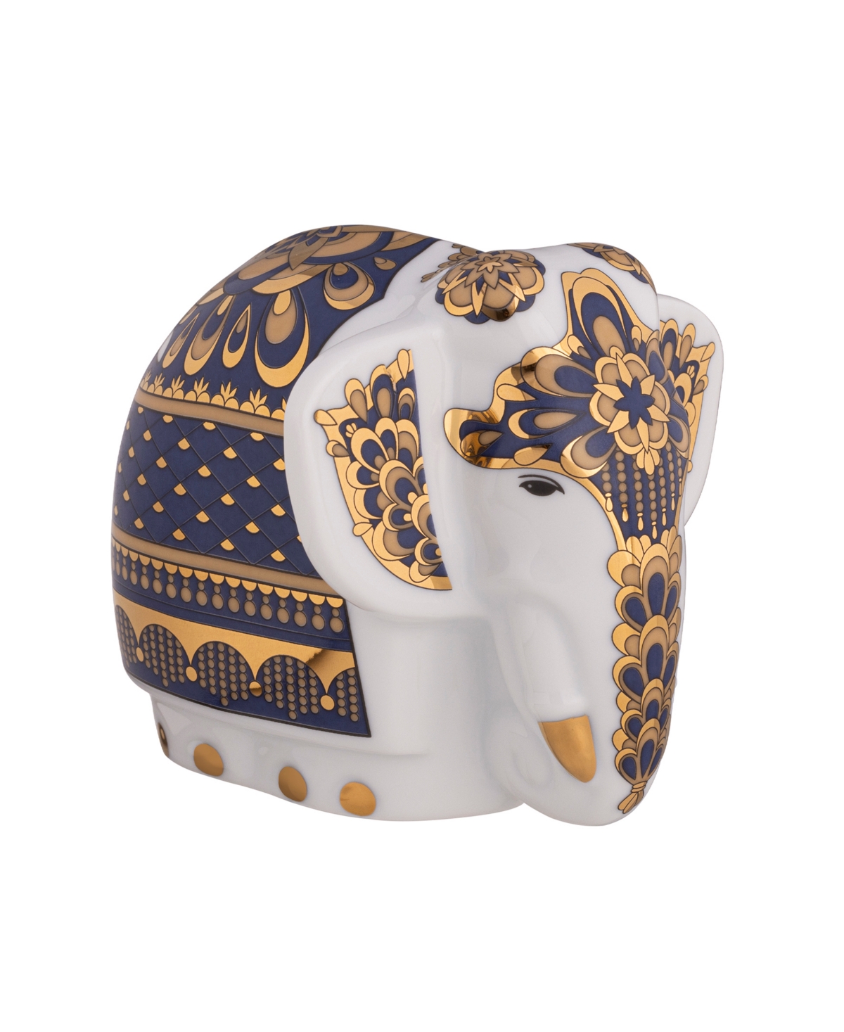 Click here for Noritake Bejeweled Gold-Tone Accents Elephant Figu... prices