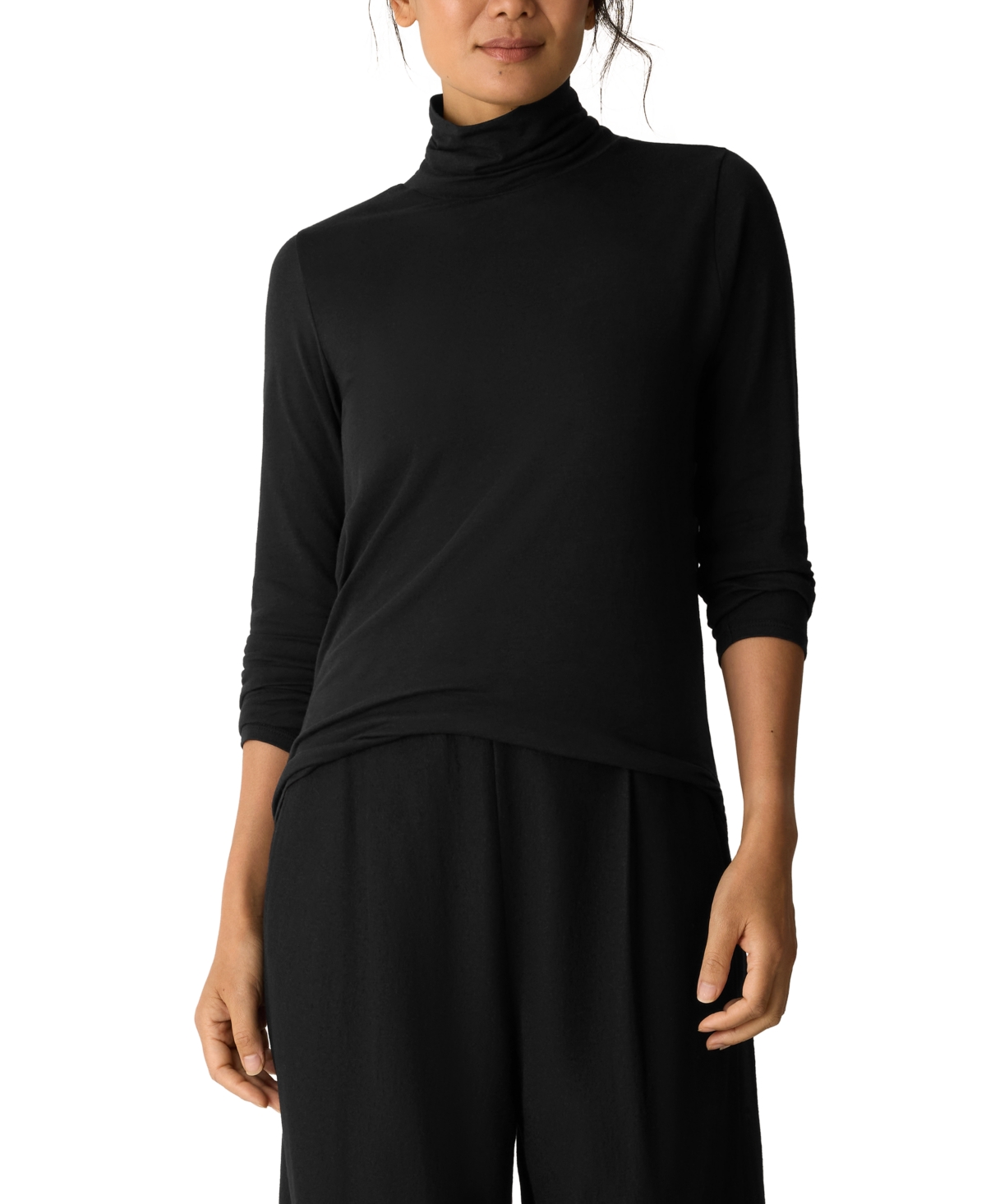 Click here for Eileen Fisher Womens Turtleneck Sweater  Regular a... prices