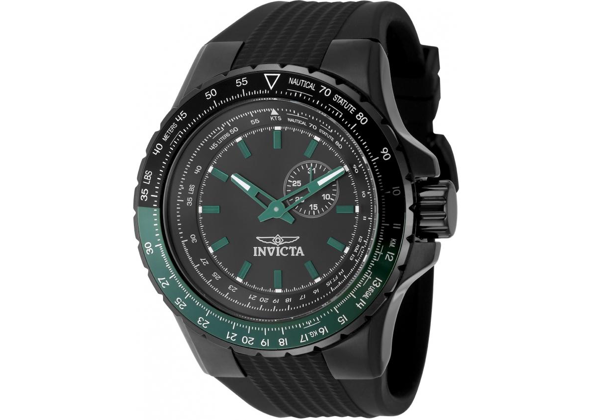 Click here for Invicta Mens 49731 Aviator Quartz VD72 Black Dial... prices