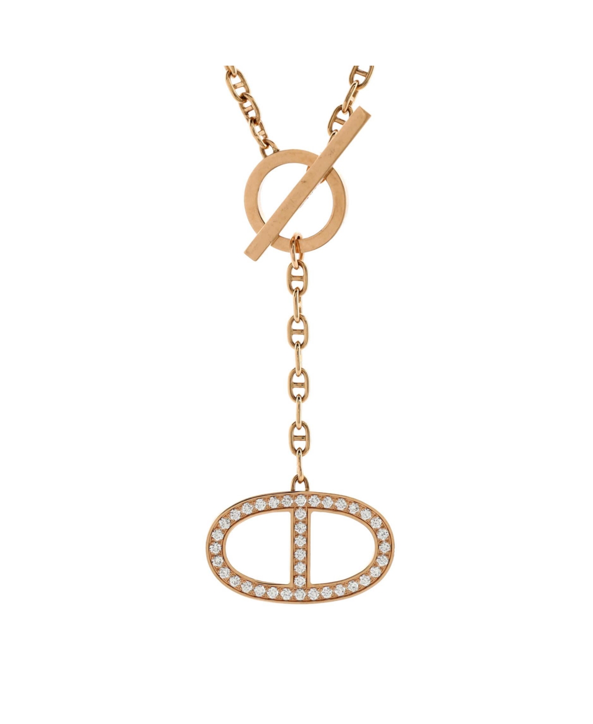 Click here for Pre-Owned Hermes Chaine dAncre Contour Pendant Nec... prices