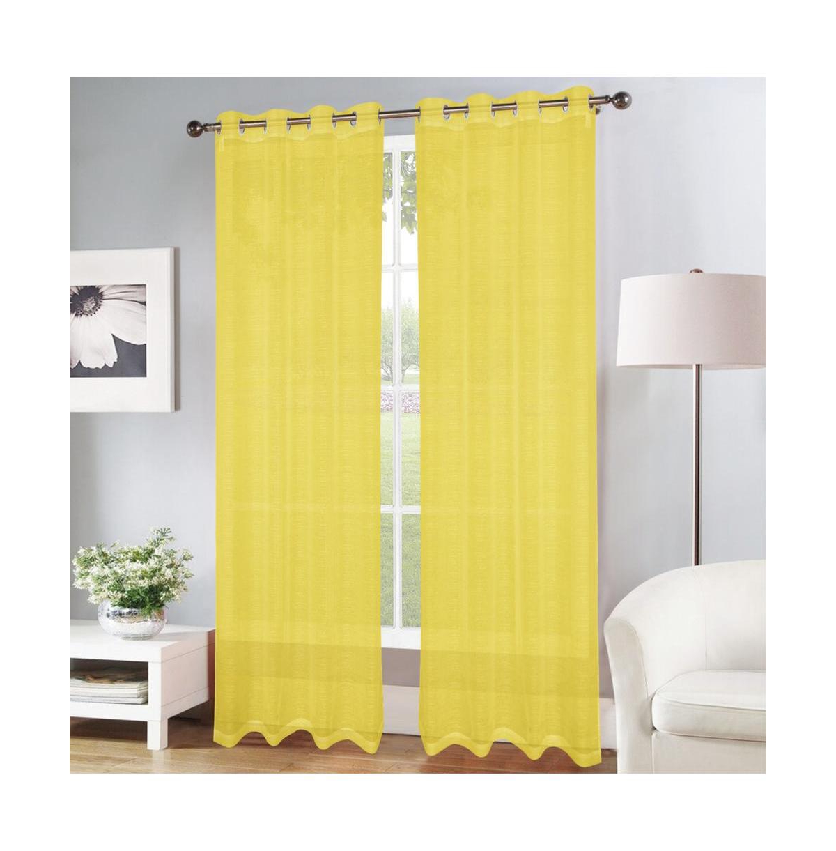 Click here for Olivia Gray Erica Doily Stripe Grommet Panel Pair... prices