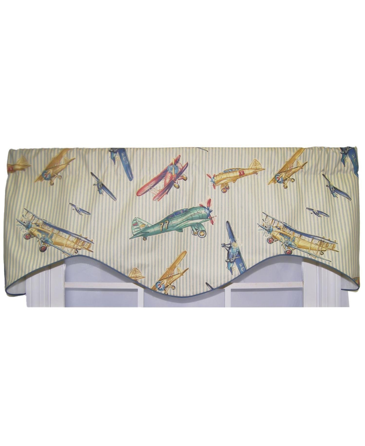 Click here for Rlf Home Air Show Cornice 100 Cotton with Fully Li... prices