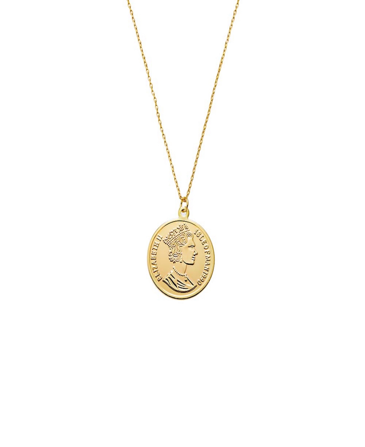 Click here for by Adina Eden Large Vintage Gold Plated Coin Penda... prices