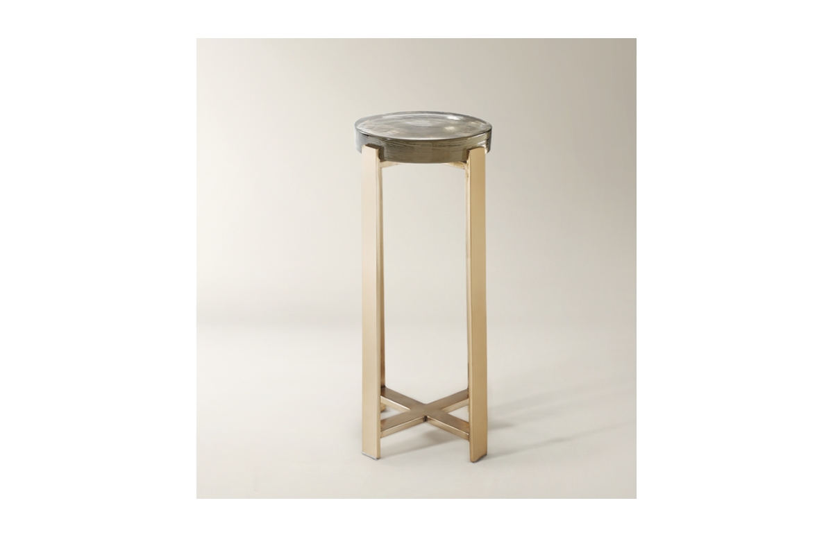 Click here for Z Gallerie Lyra Side Table - Brass prices