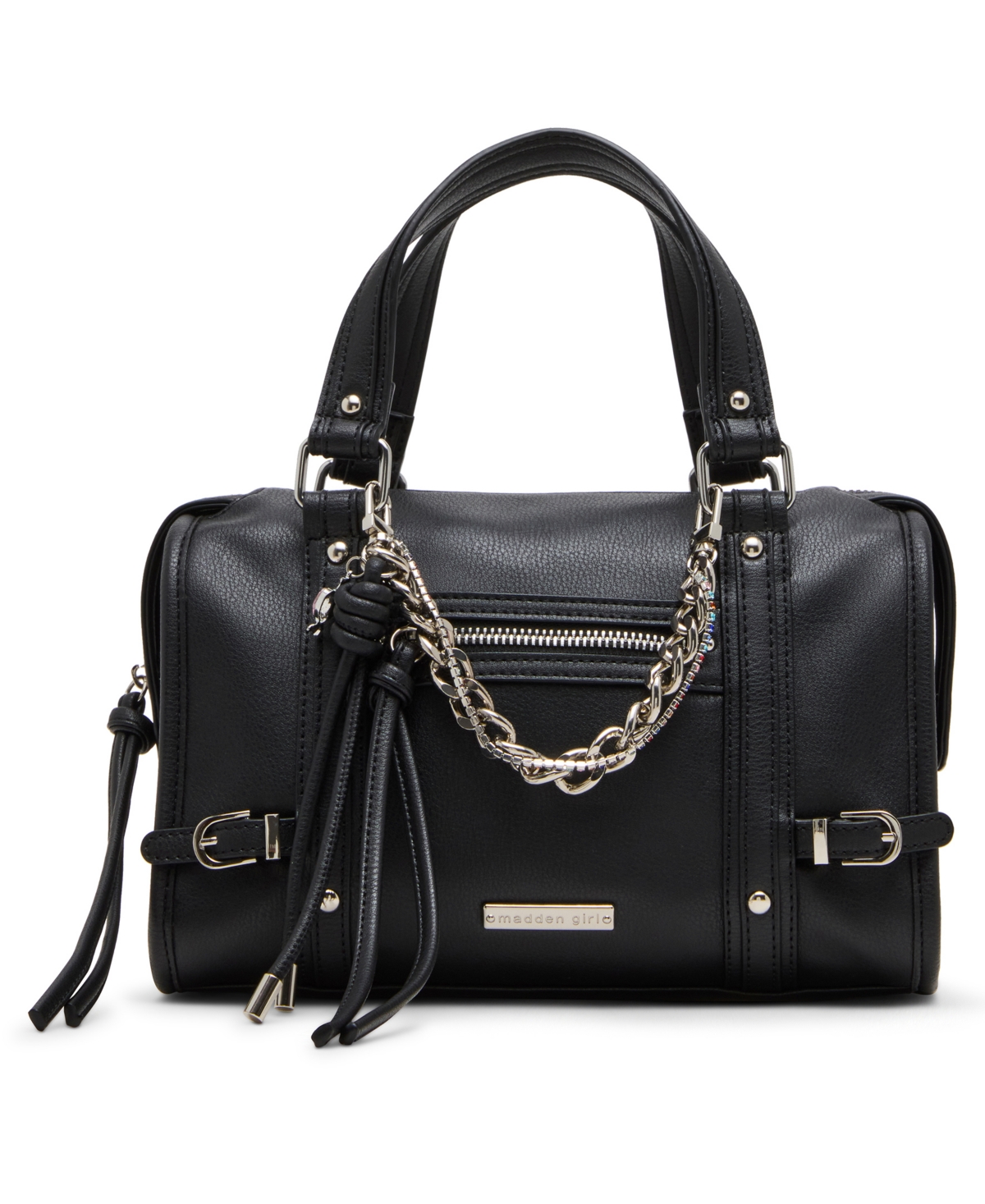 Click here for Madden Girl Audire Satchel Bag - Black prices