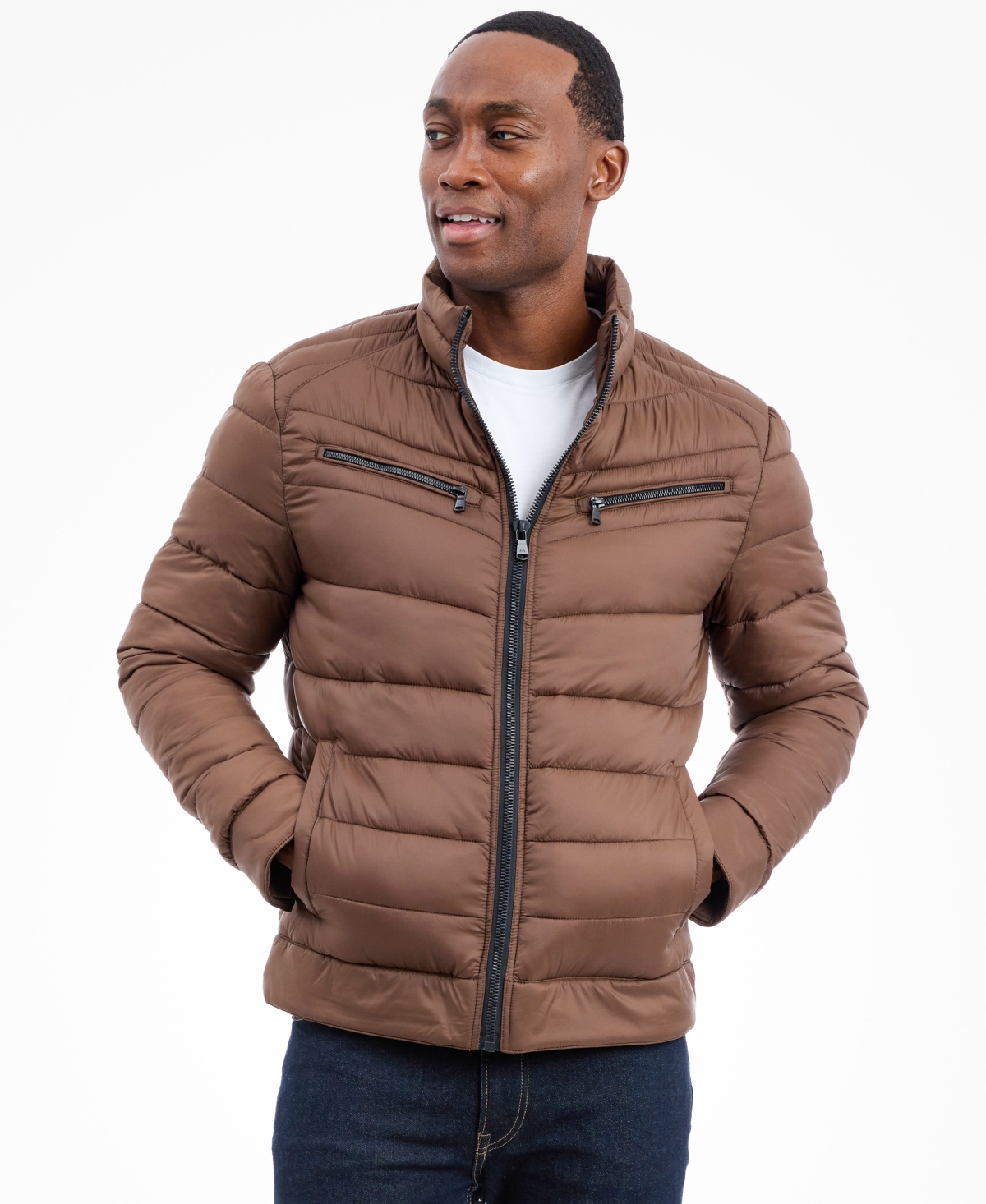 Click here for Michael Kors Mens Quilted Full-Zip Puffer Jacket -... prices