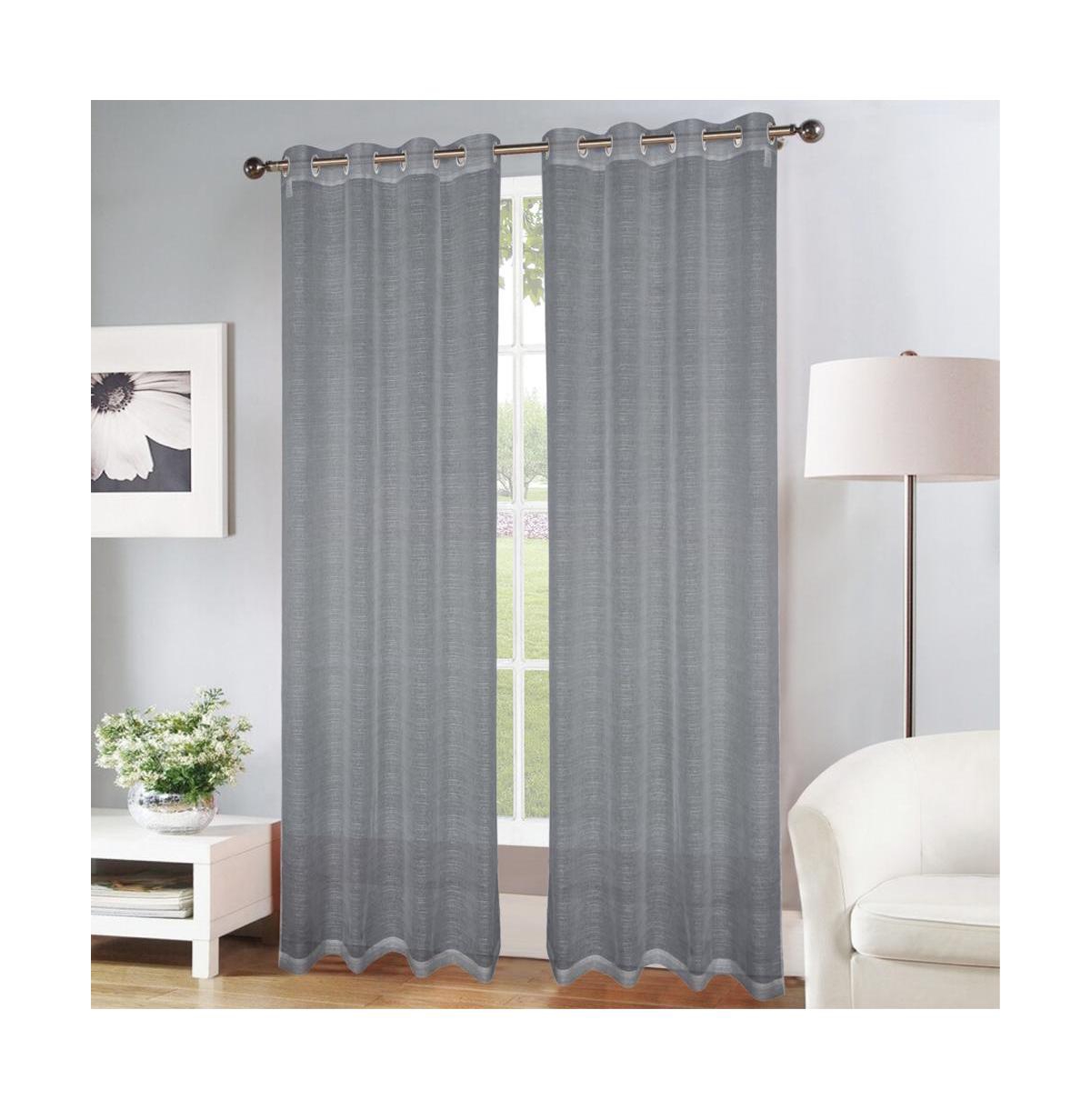 Click here for Olivia Gray Erica Doily Stripe Grommet Panel Pair... prices