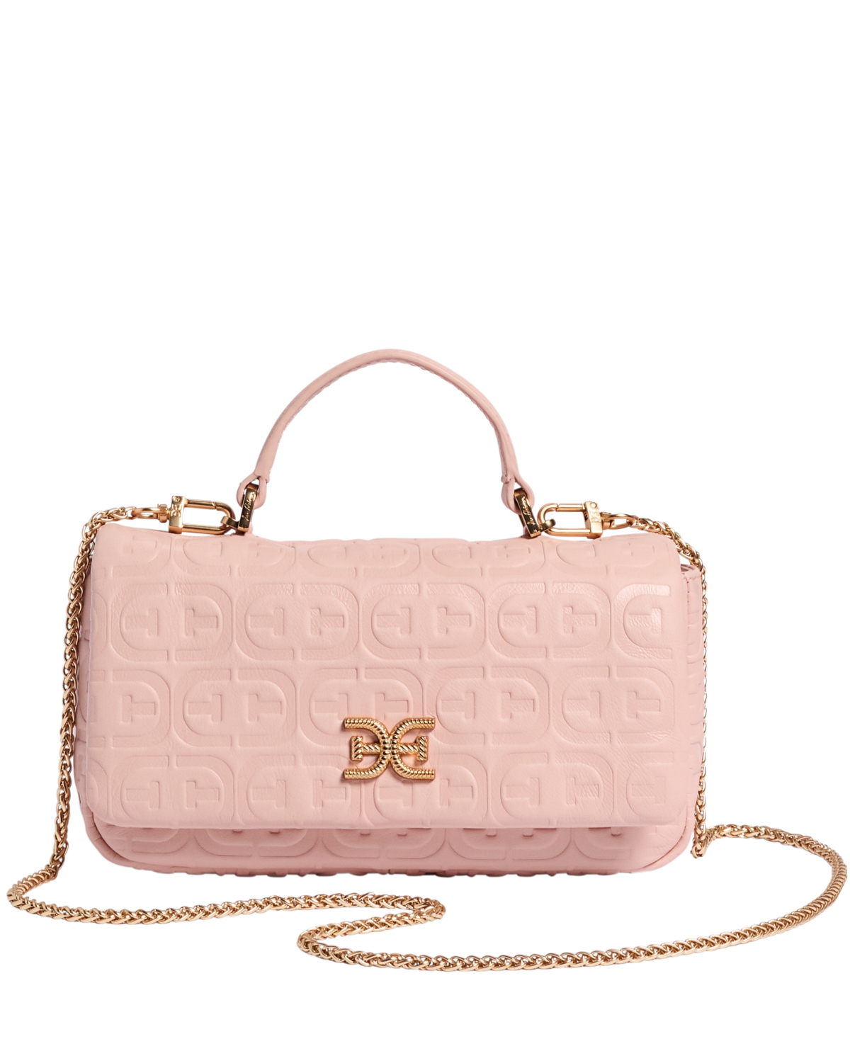 Click here for Sam Edelman Kia Small Crossbody Bag - Pink Sand prices