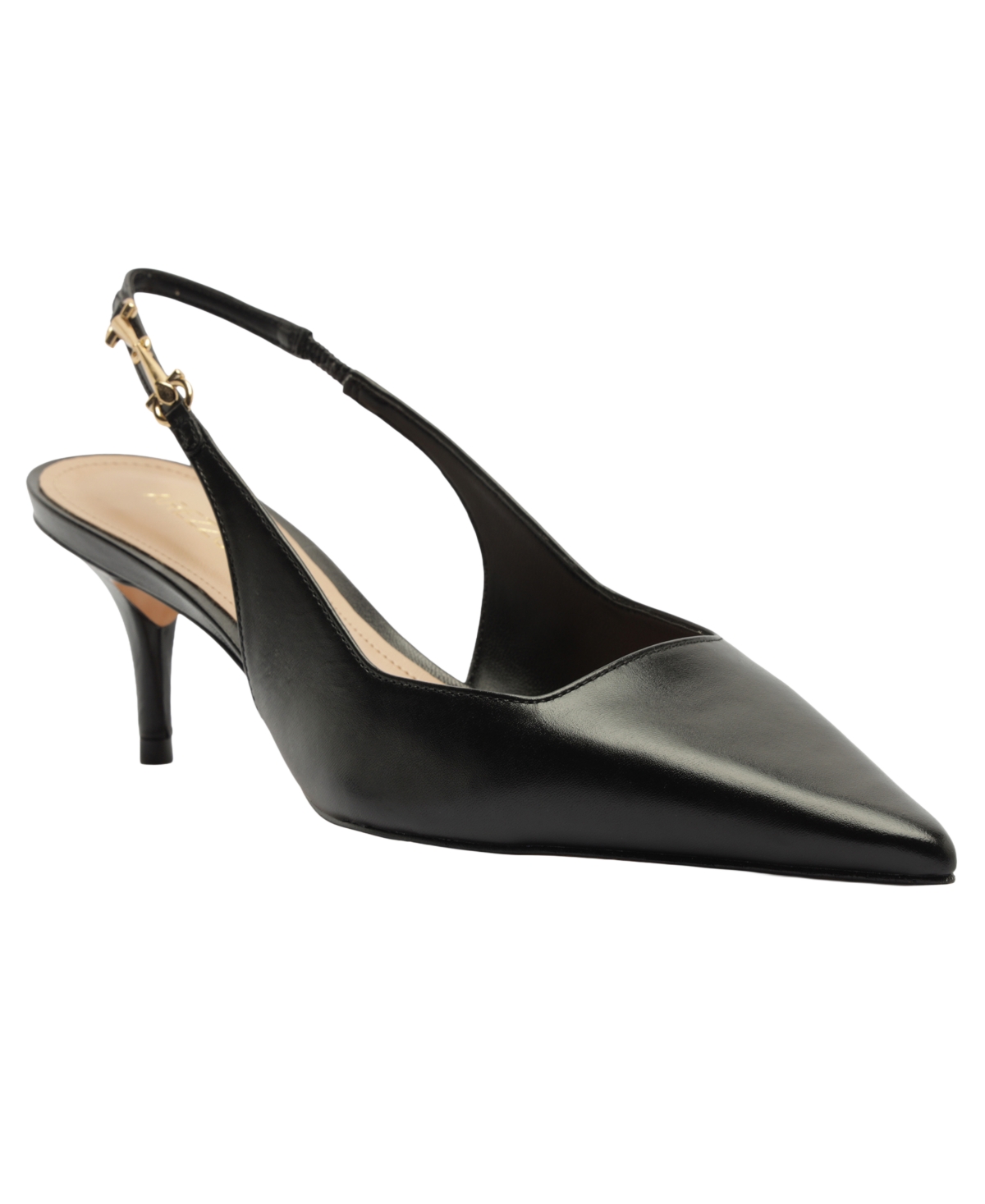 Click here for Arezzo Womens Laurel Low Stiletto Pumps - Black prices
