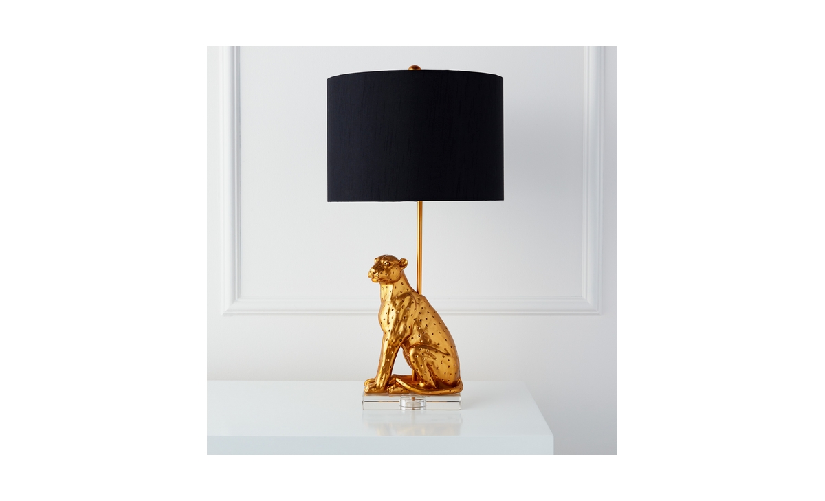 Click here for Z Gallerie Leopard Table Lamp - Gold prices