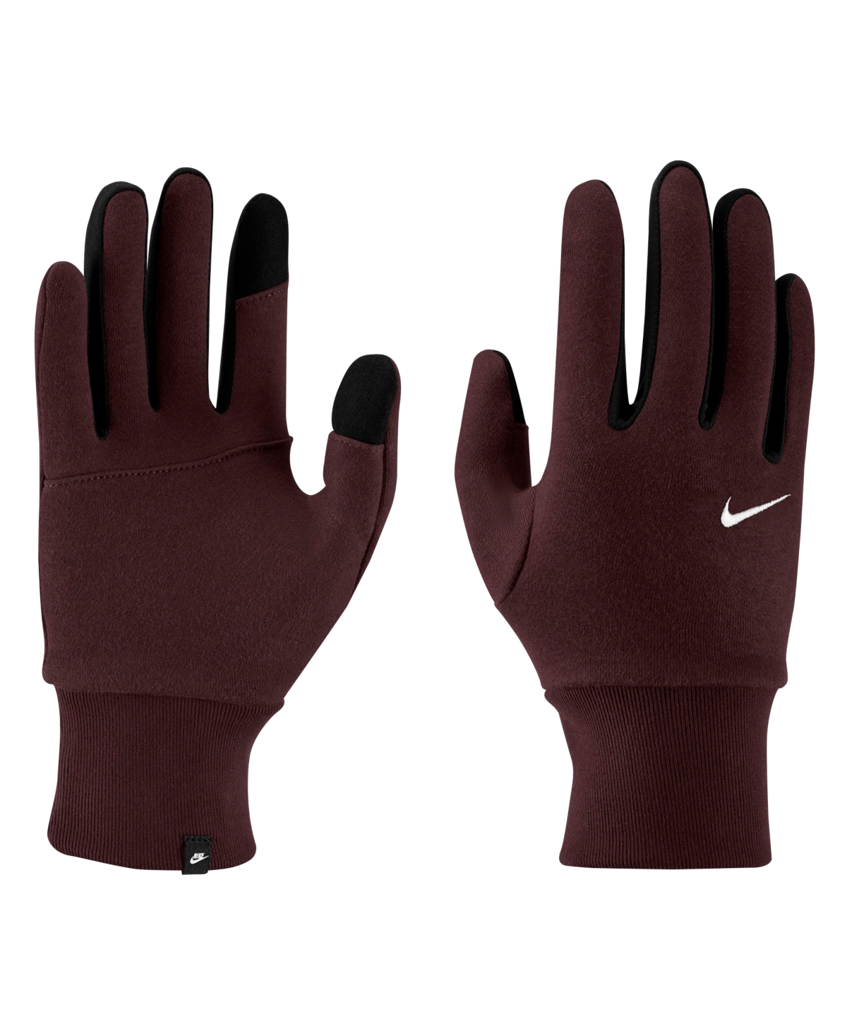 Click here for Nike Mens Brushed Phoenix Fleece Gloves - Burgundy... prices