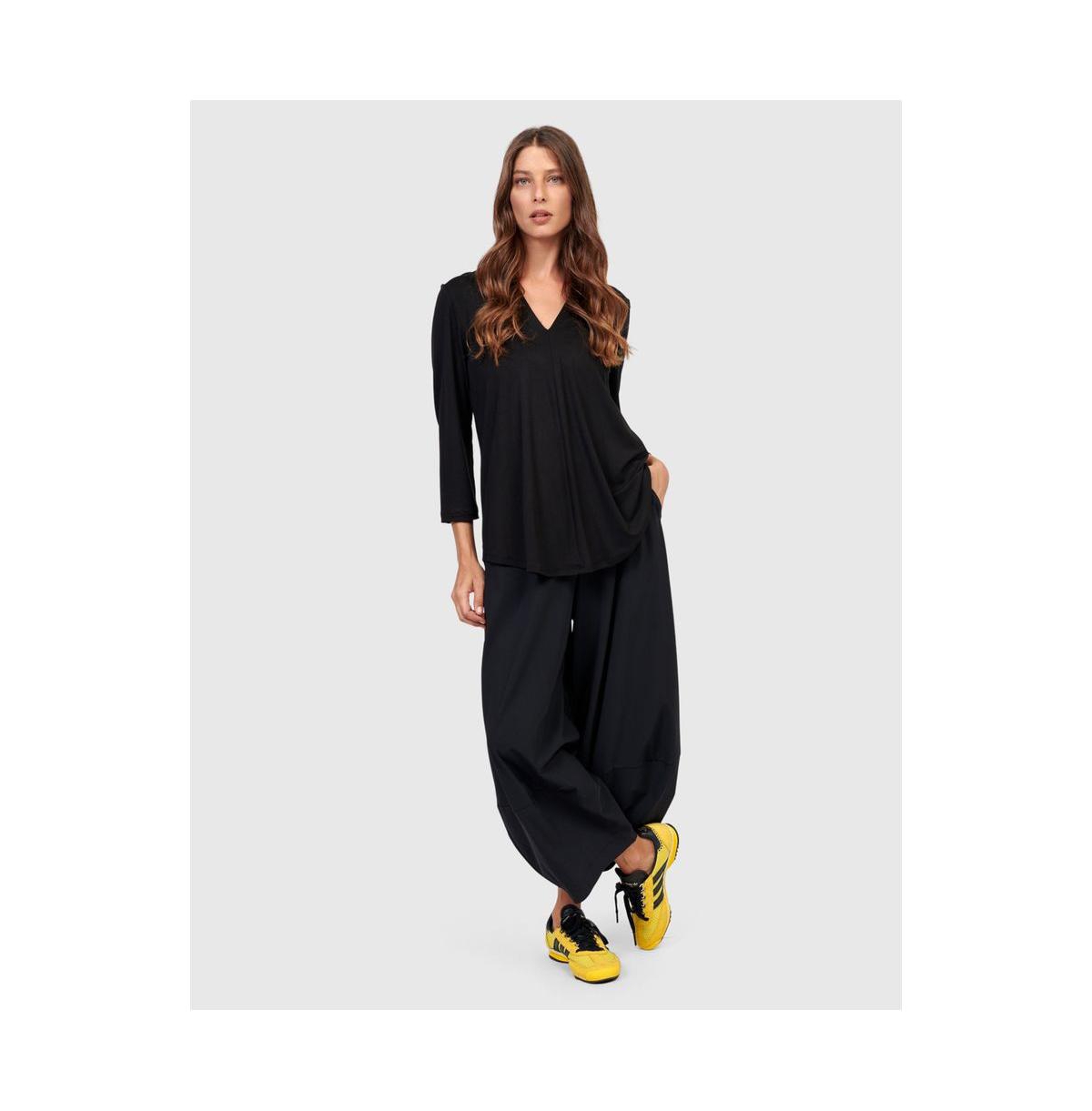 Click here for Alembika Womens Tekbika V-neck Tunic Top - Black prices