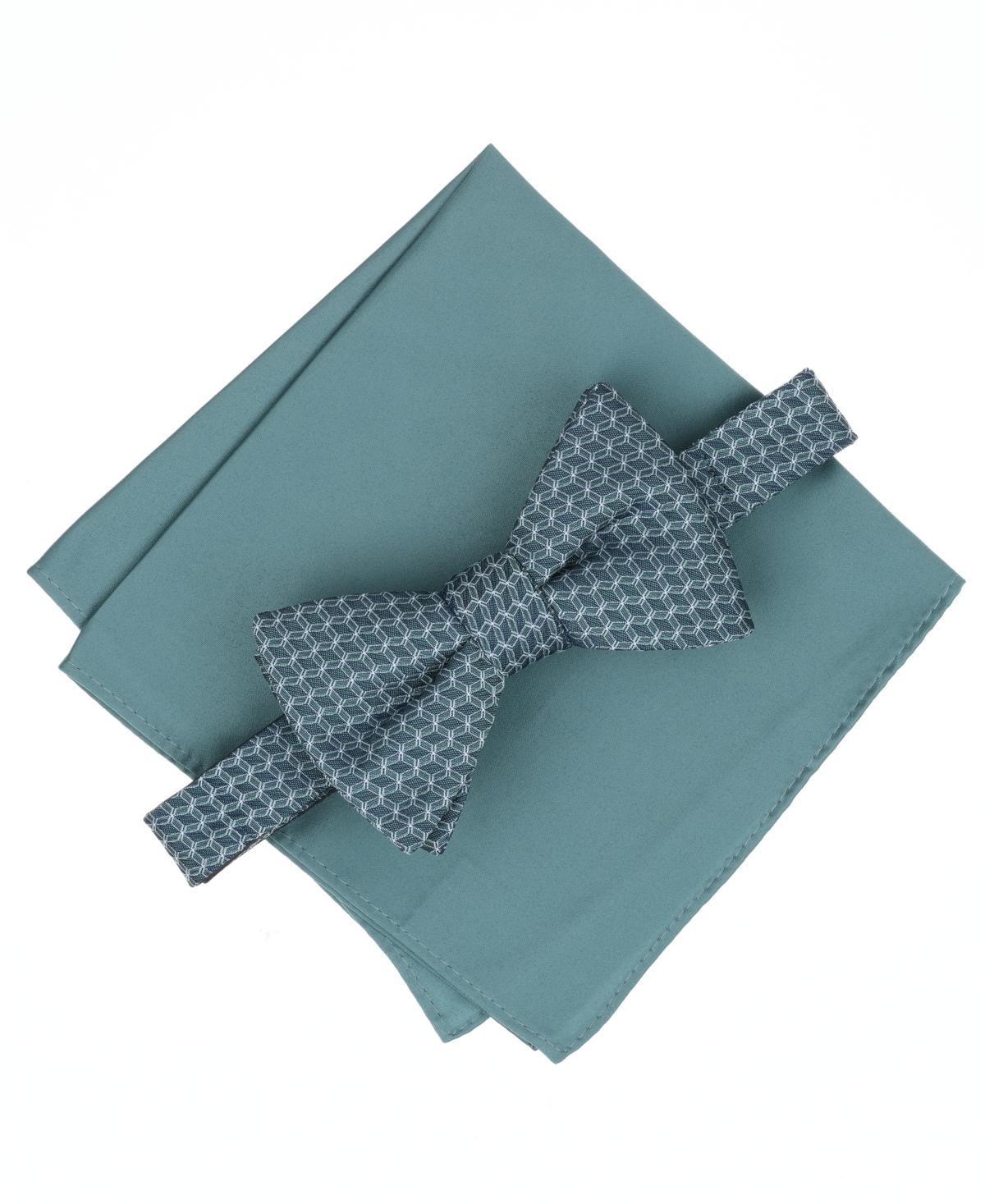 Click here for Alfani Mens Moores Geo Bow Tie and Pocket Square 2... prices