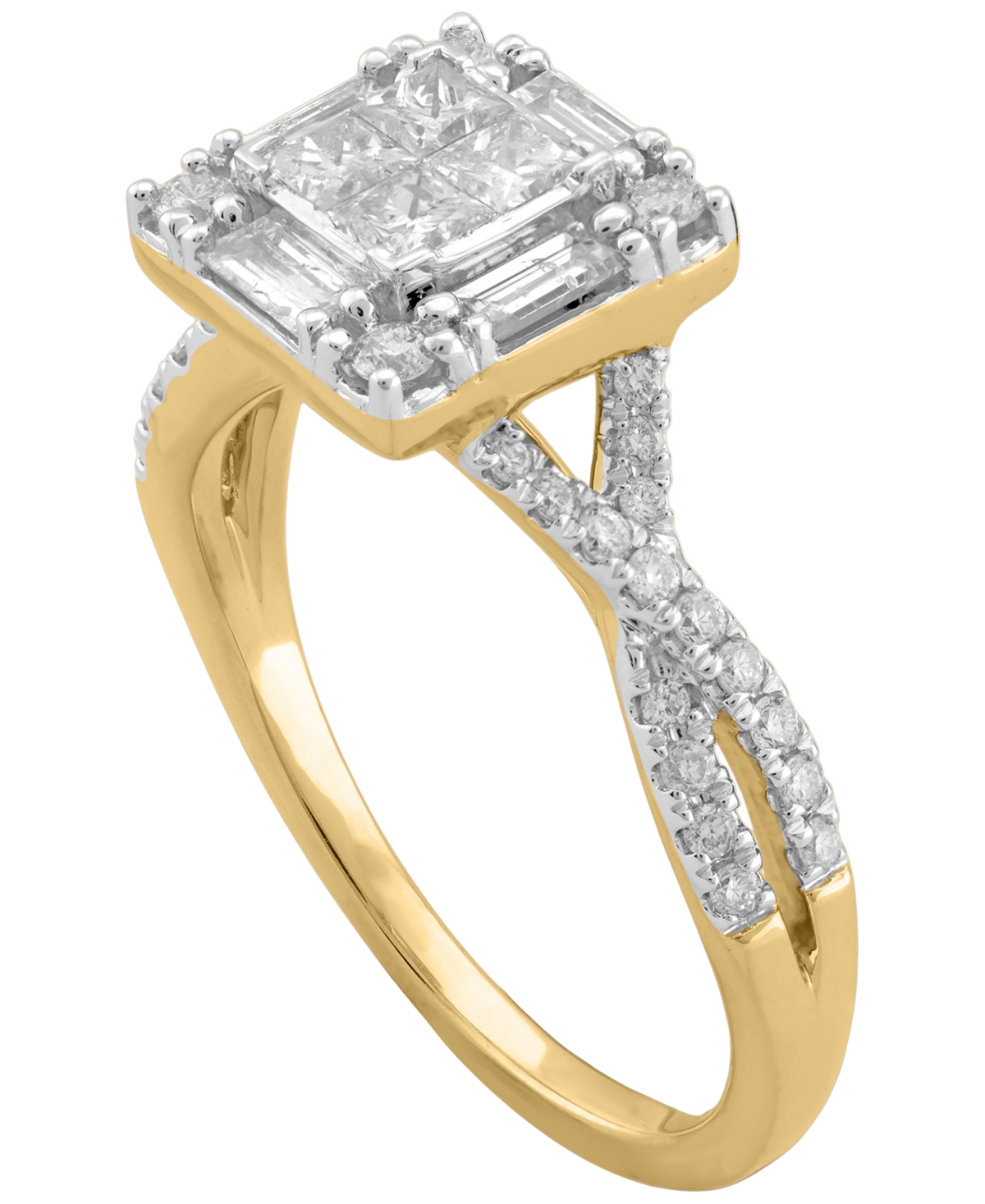 Click here for Macys Diamond Ring (3/4 ct. t.w.) in 14k Yellow an... prices