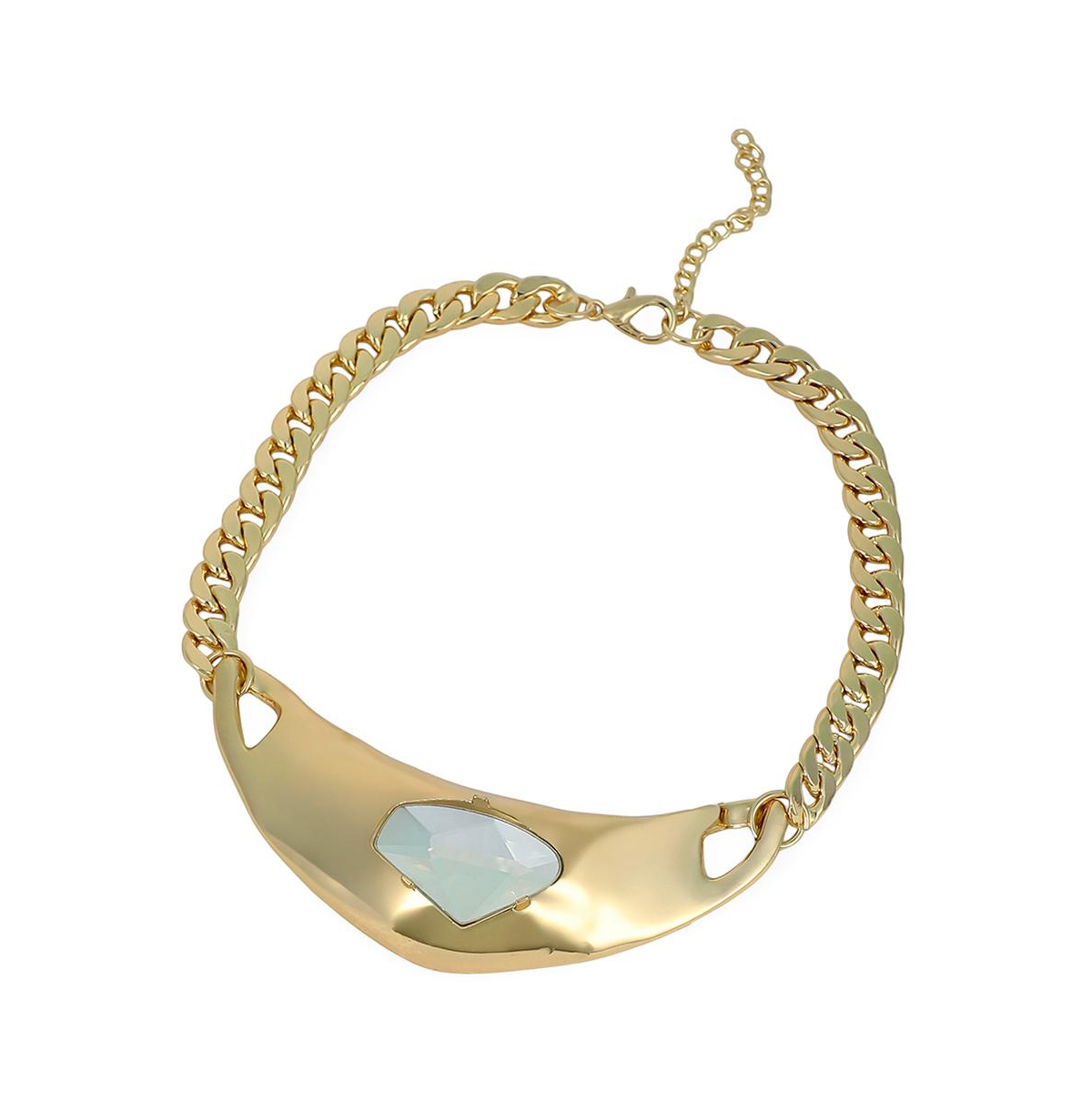 Click here for Sohi Womens The Petra-Chain Collar Necklace - Cali... prices