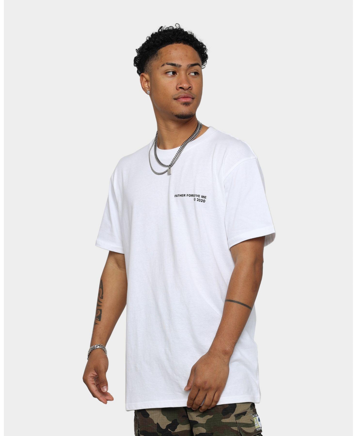 Click here for Father Forgive Me Mens Skeleton T-Shirt prices