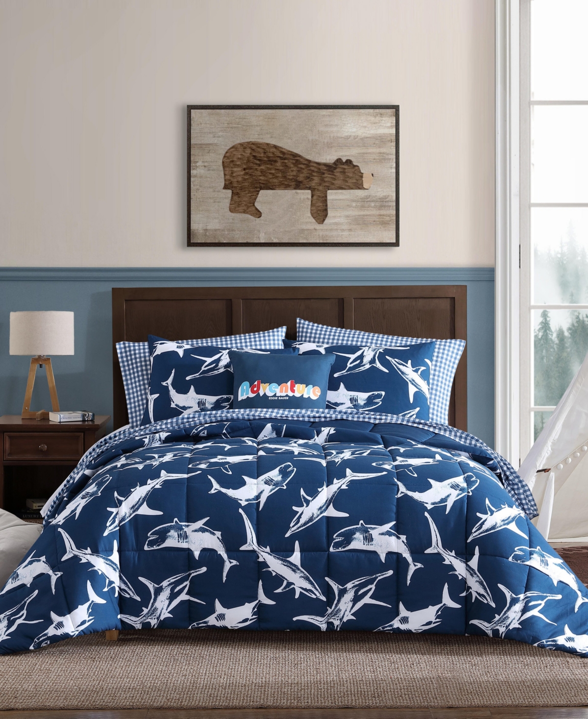 Click here for Eddie Bauer Vinny and Shark Friends Microfiber 4-P... prices