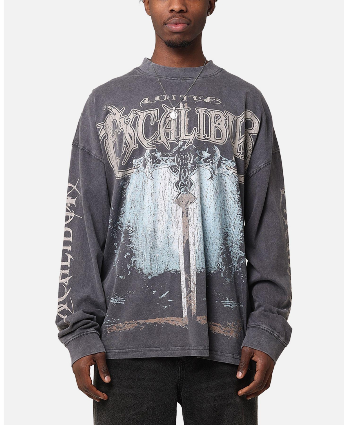 Click here for Loiter Mens Excalibur Ls Tee - Grey prices