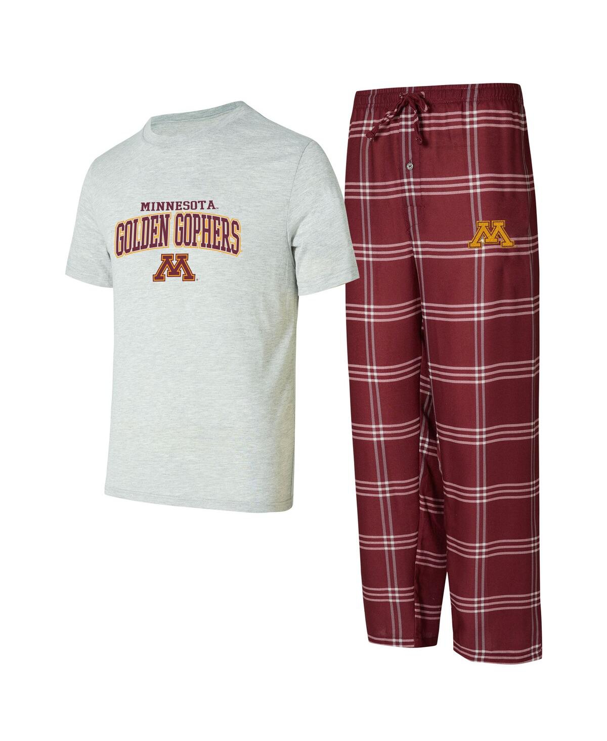 Click here for Concepts Sport Mens 2-Piece Maroon/Gray Minnesota... prices