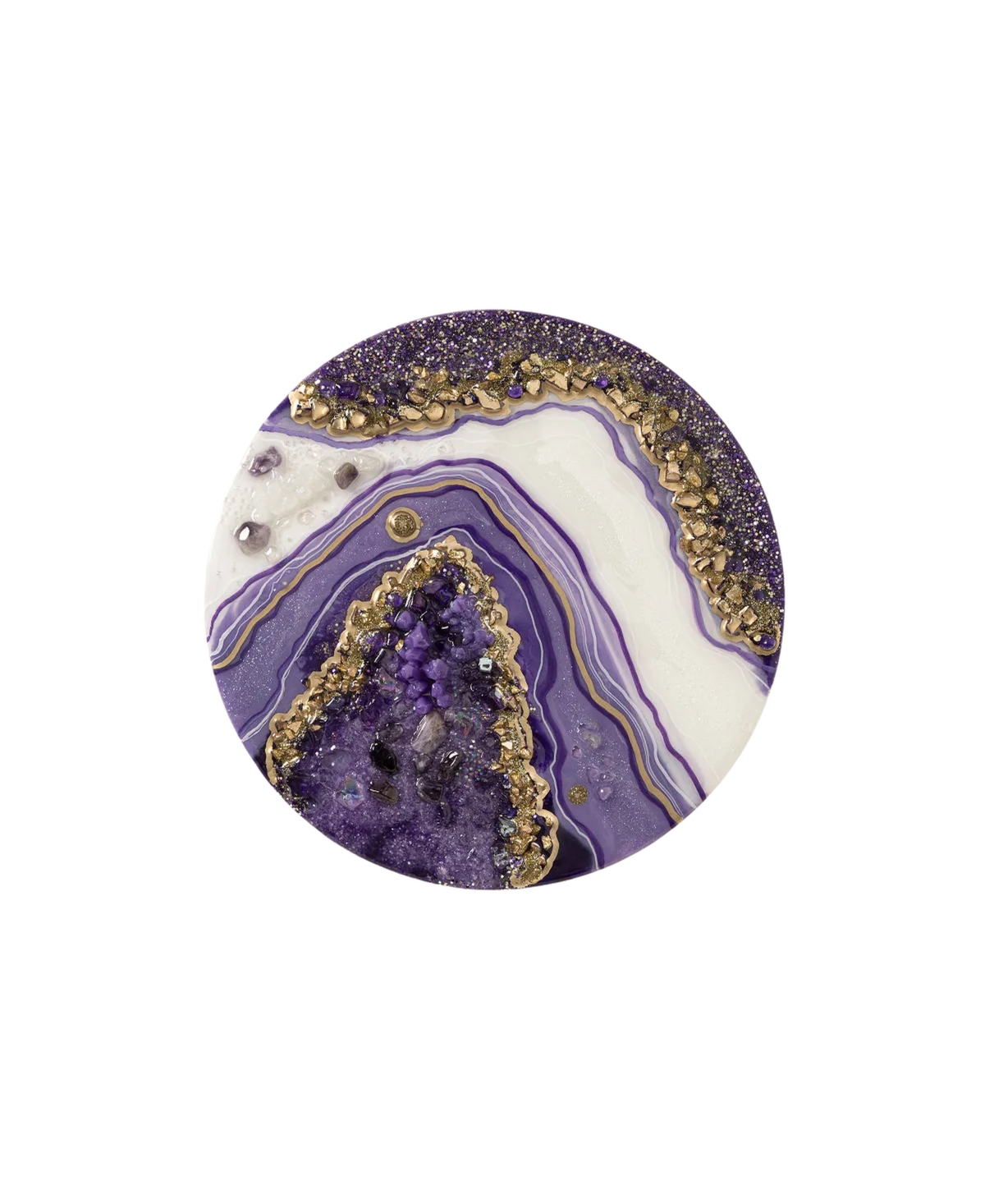 Click here for Uncommon Goods Birth Month Geode Crushed Art - Feb... prices