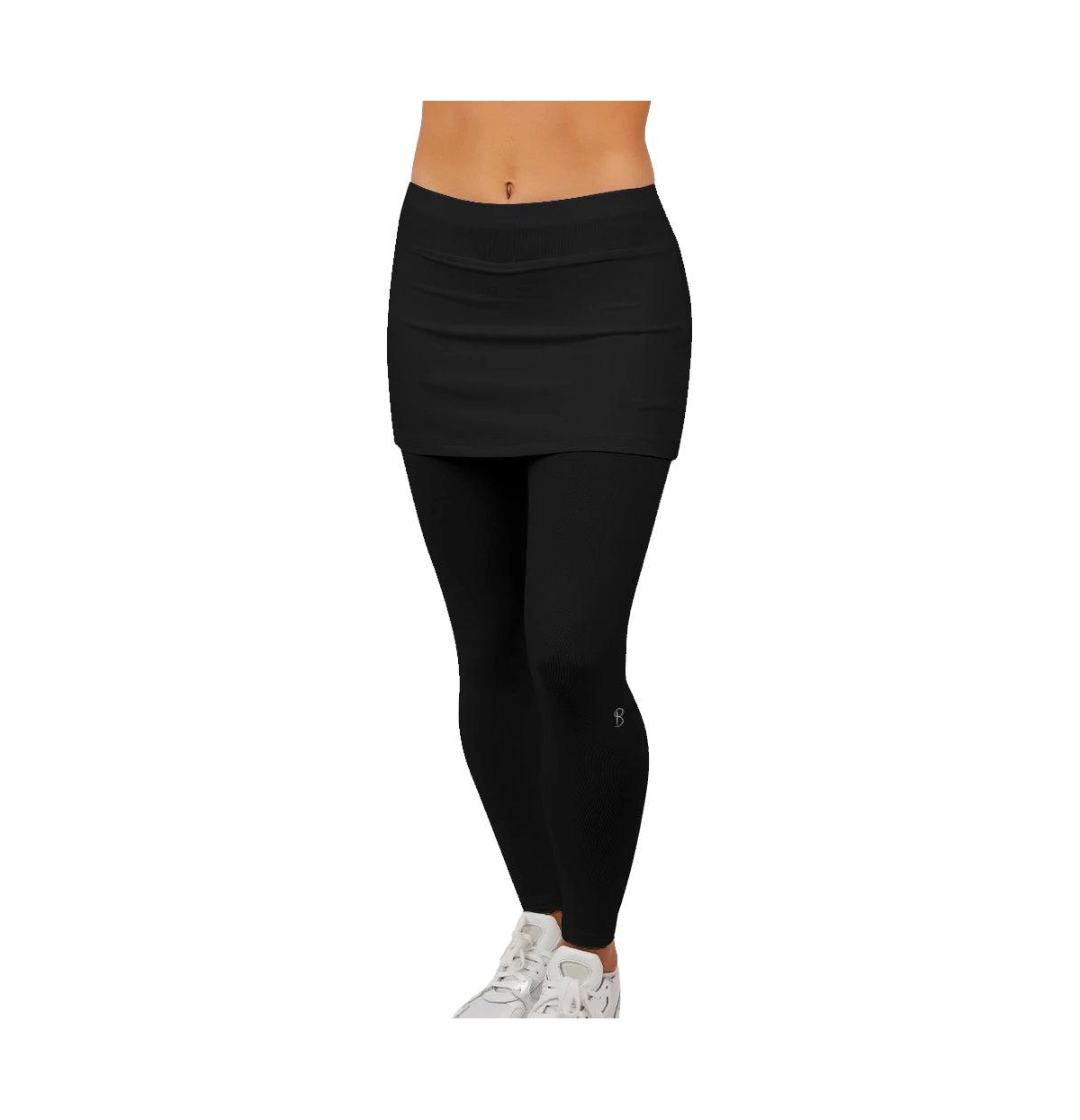 Click here for Sofibella Plus Size Warmer Tennis Skirt - Black prices